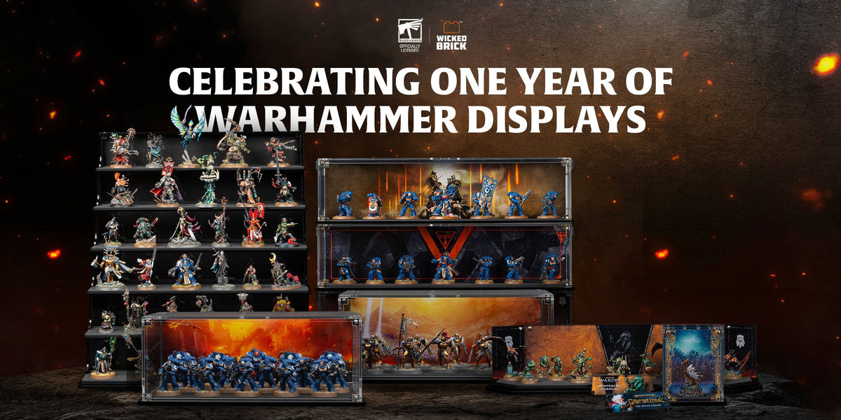 Celebrating One Year of Wicked Brick's Warhammer Display Range