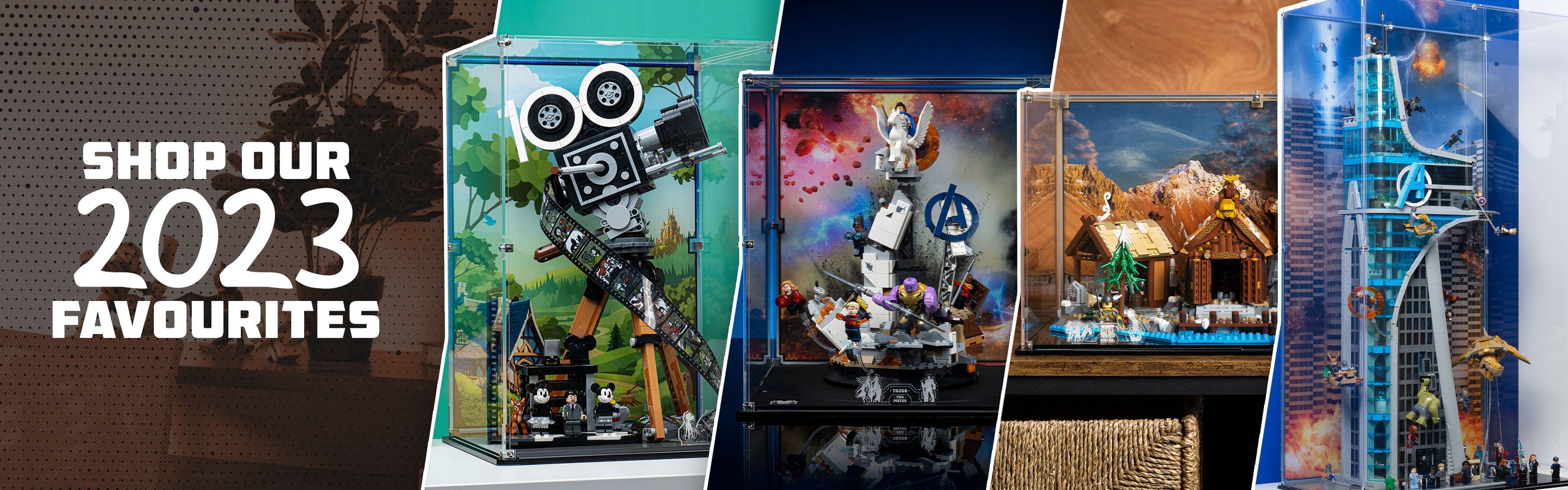 Display cases and stands for Pop Culture collectables — Wicked Brick