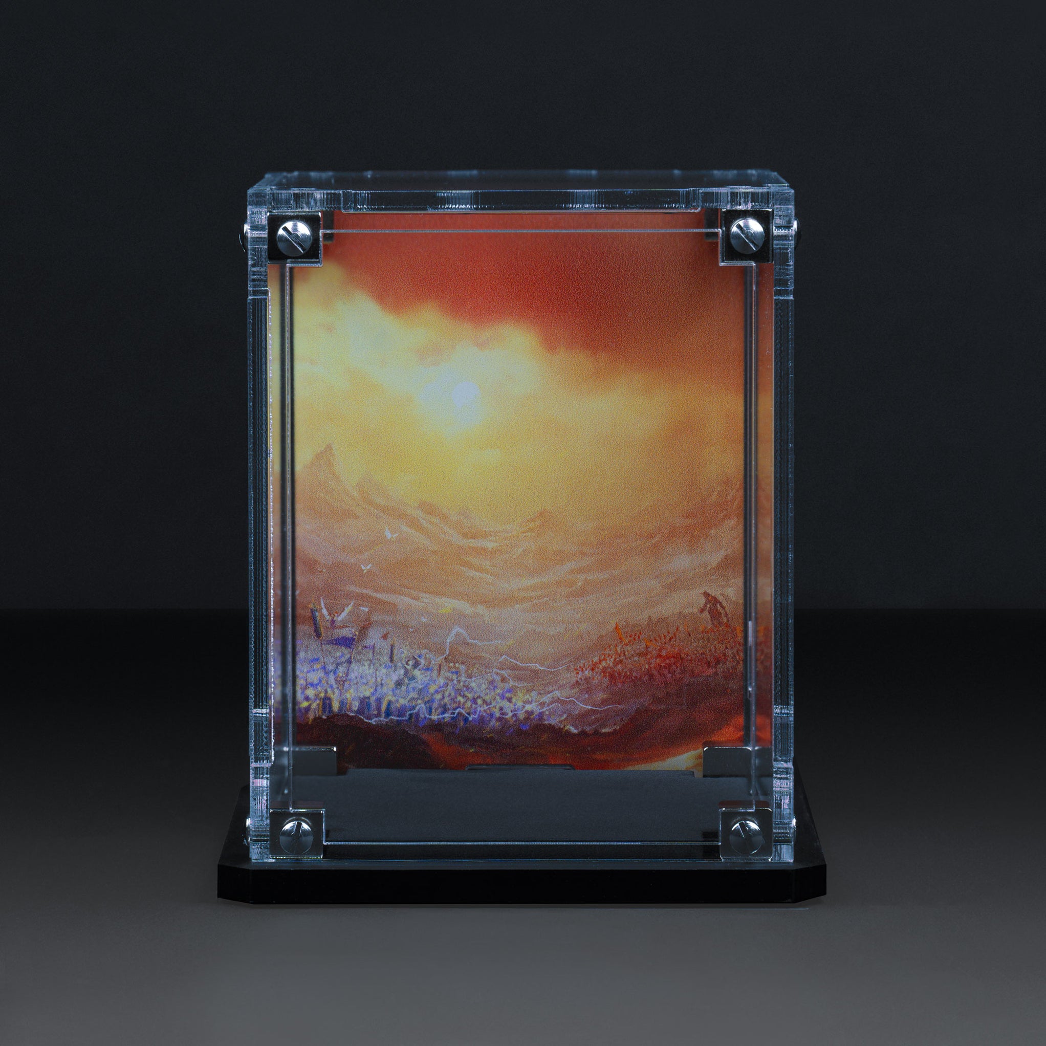 Display Case for Warhammer® Miniature with Eternal Conflict Background ...