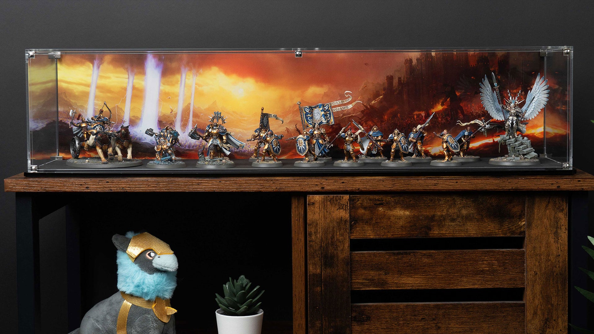 Display Case for Warhammer® Army with Eternal Conflict Background ...