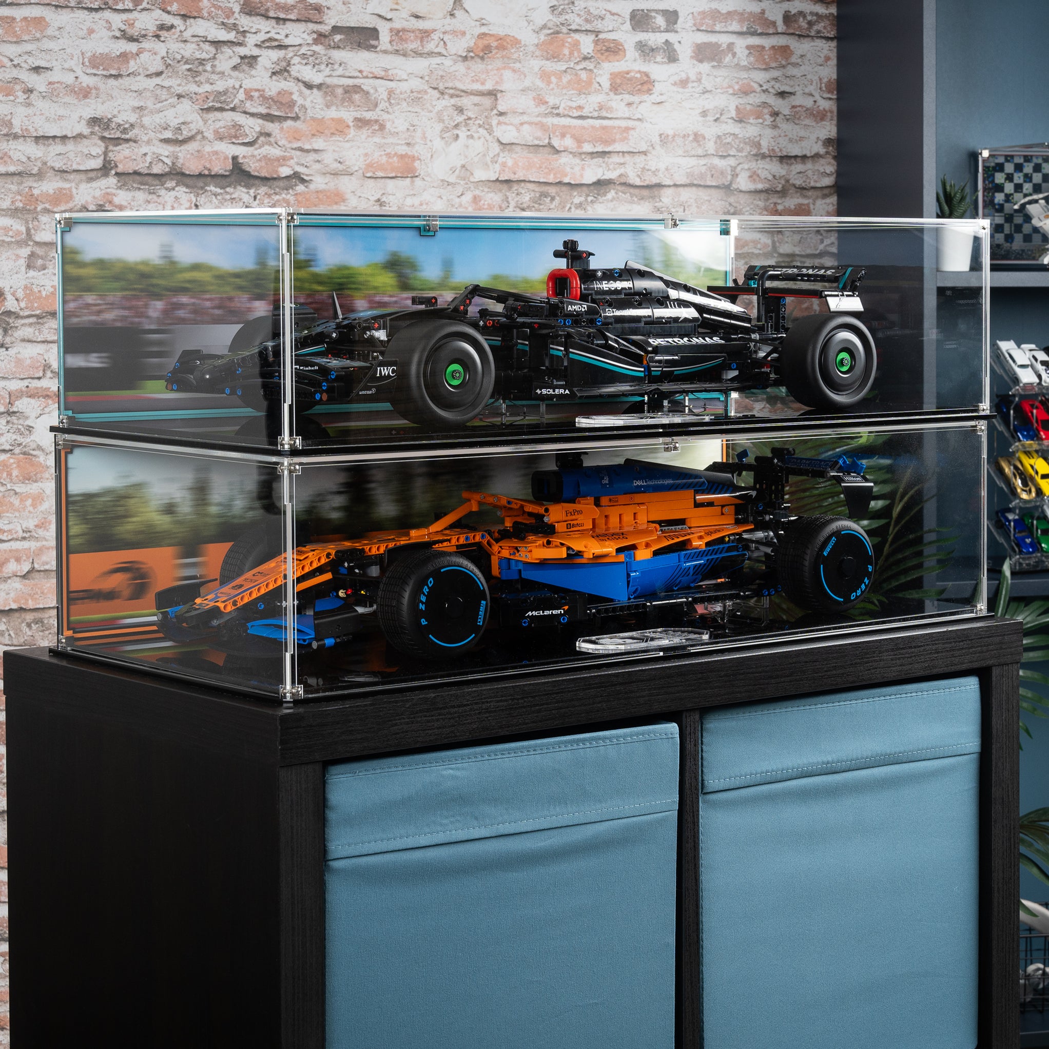 Display Case for LEGO Technic McLaren Formula 1 Race Car 42141 — Wicked ...