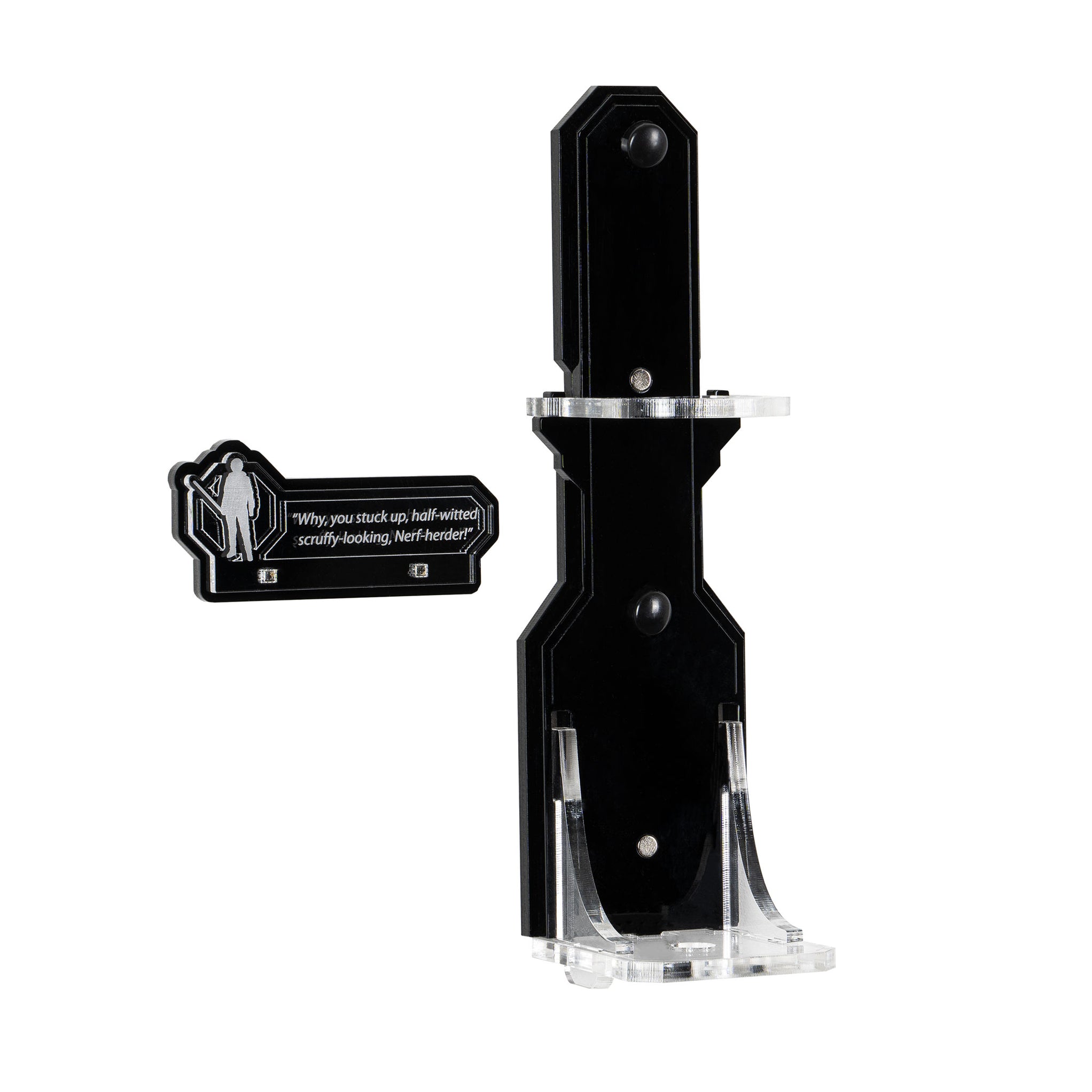 Wall Mounted Display Stand for Star Wars™ Black Series Leia Organa Lig ...