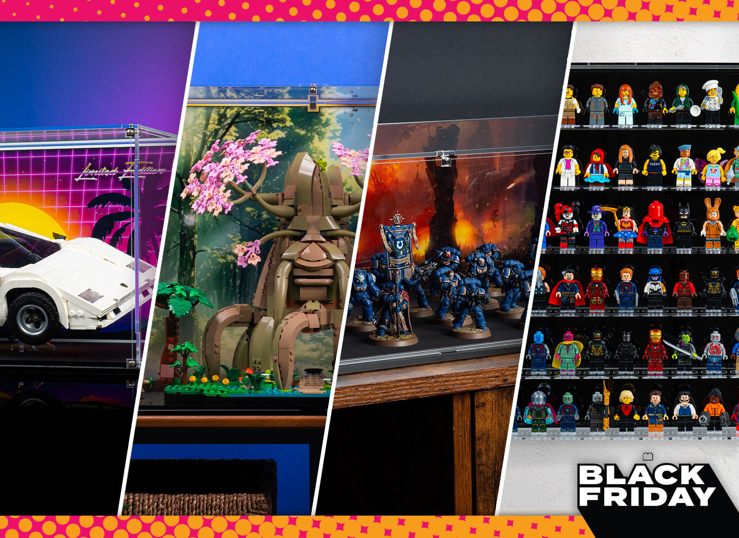 Display Cases and Stands For Pop Culture Collectables | Wicked Brick