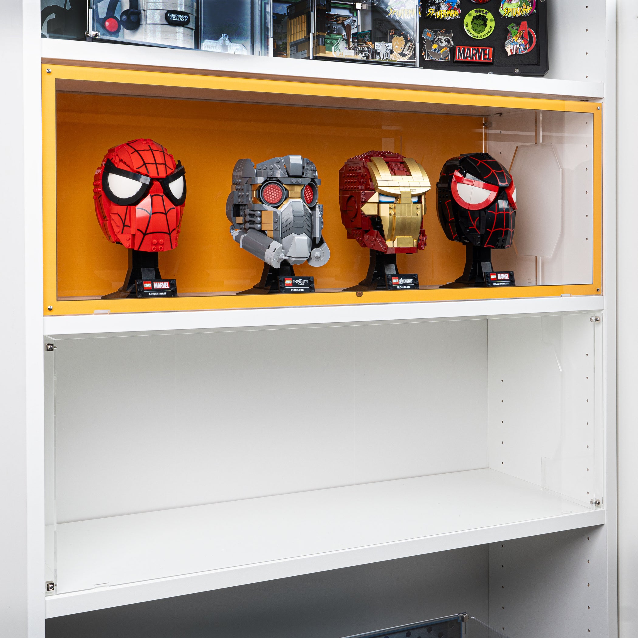 Window Display Solution for IKEA® BILLY Bookcase (80cm Wide) - Orange ...