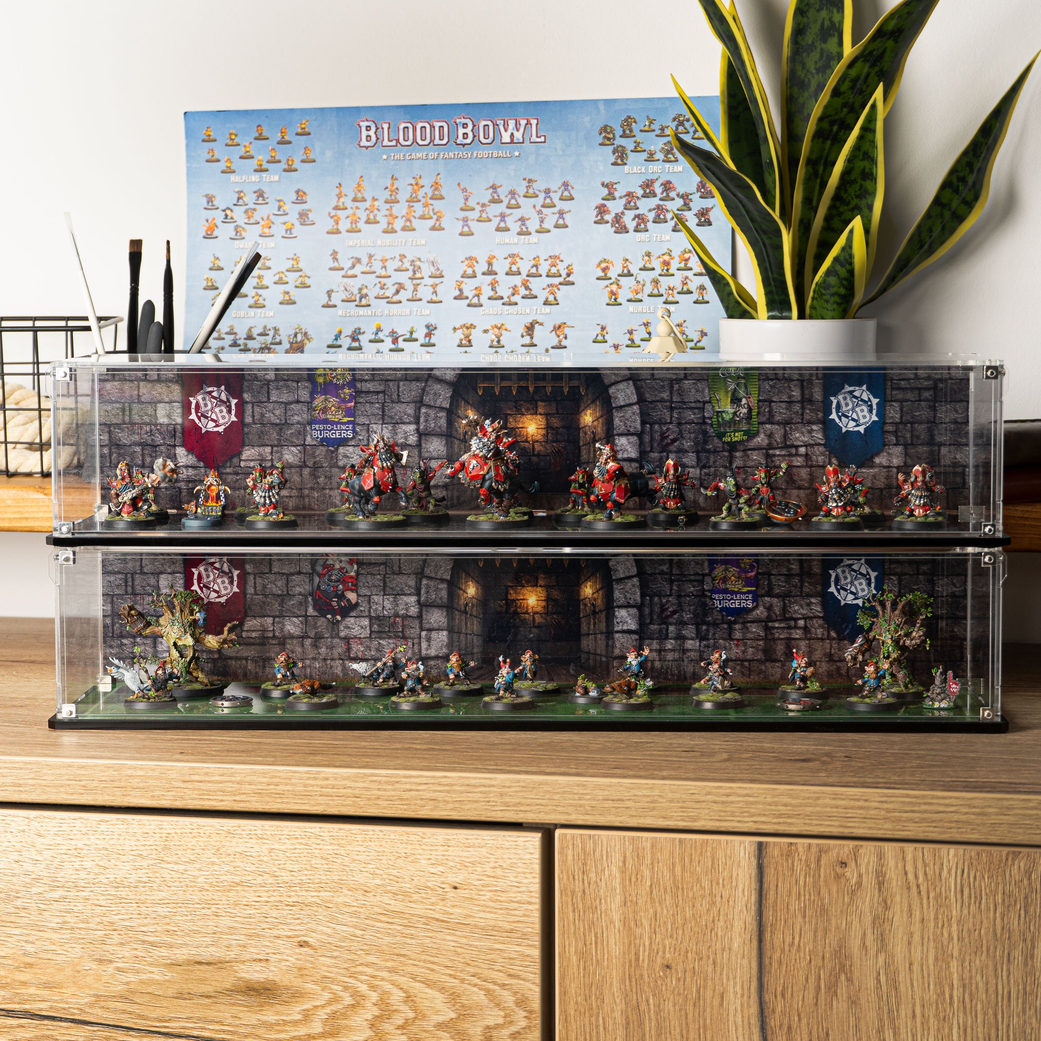 Stackable Display Case for Warhammer® Blood Bowl — Wicked Brick