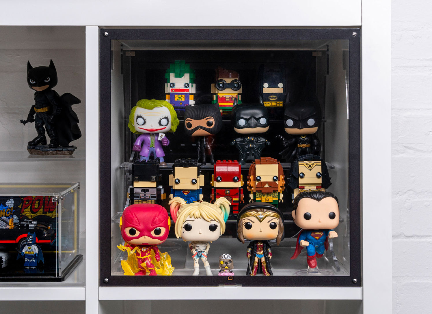 Display cases and stands for Pop Culture collectables — Wicked Brick