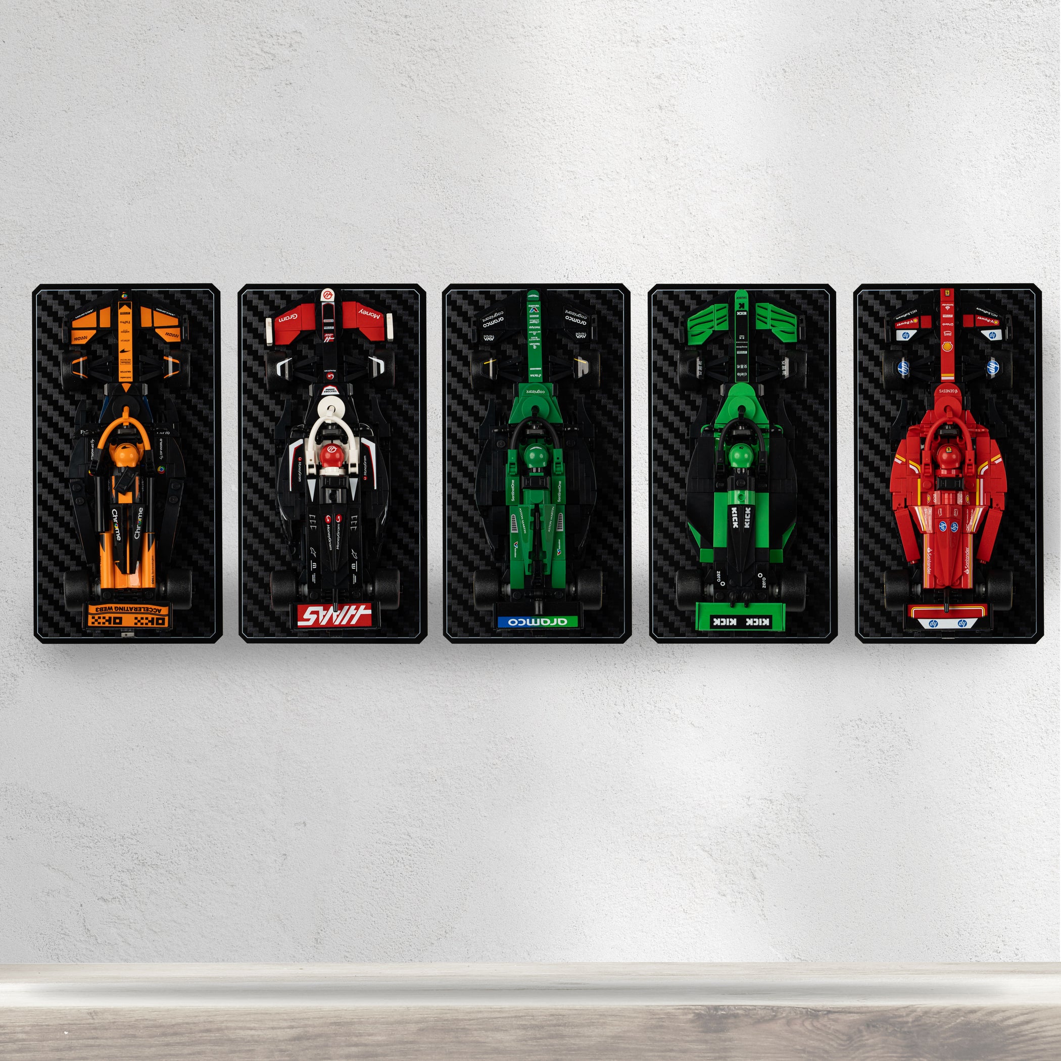 Wall Mountable Display Stand for LEGO® Speed Champions: Formula 1 Rang ...