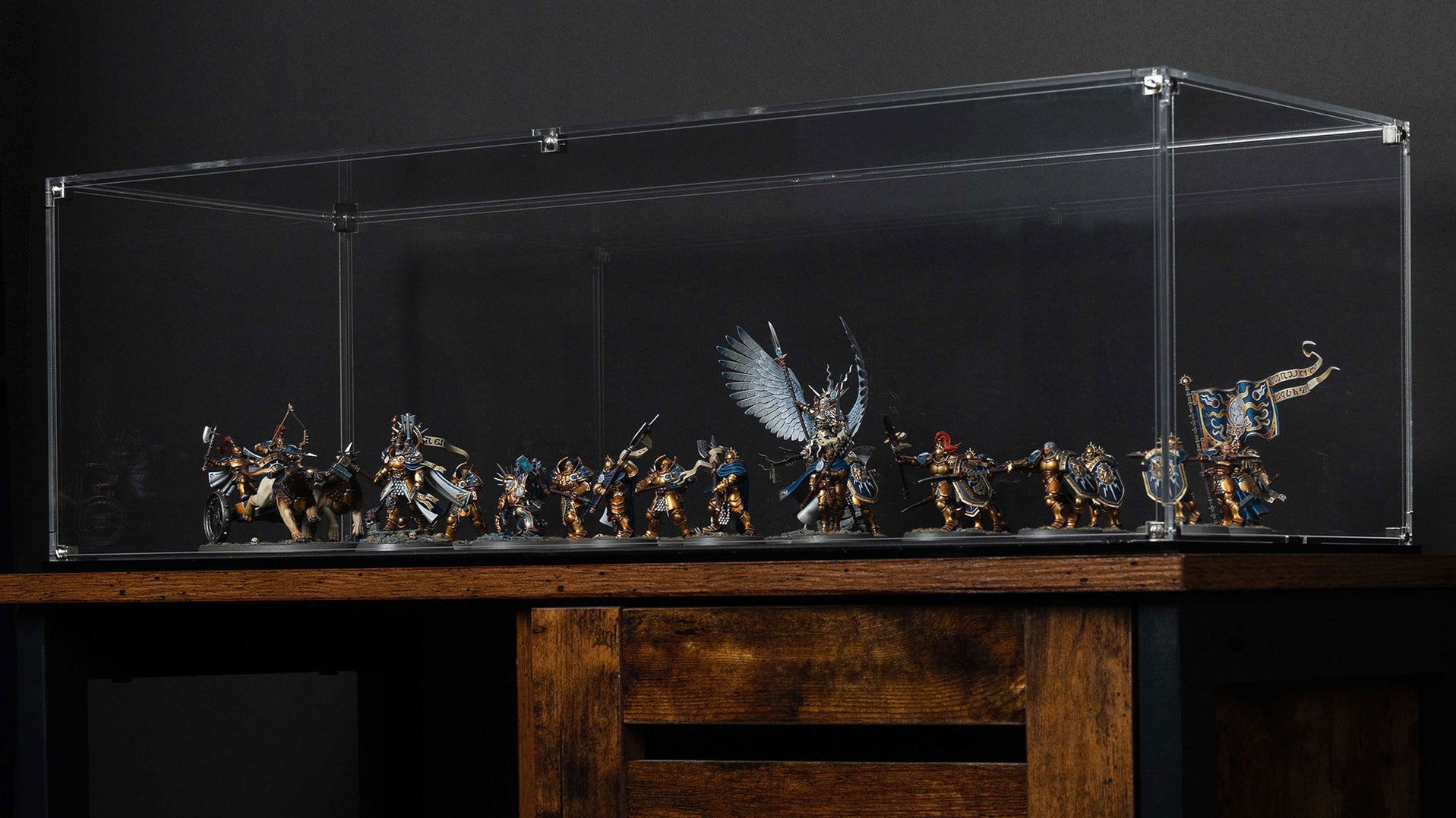 Display Case for Warhammer® Army with Clear Background — Wicked Brick