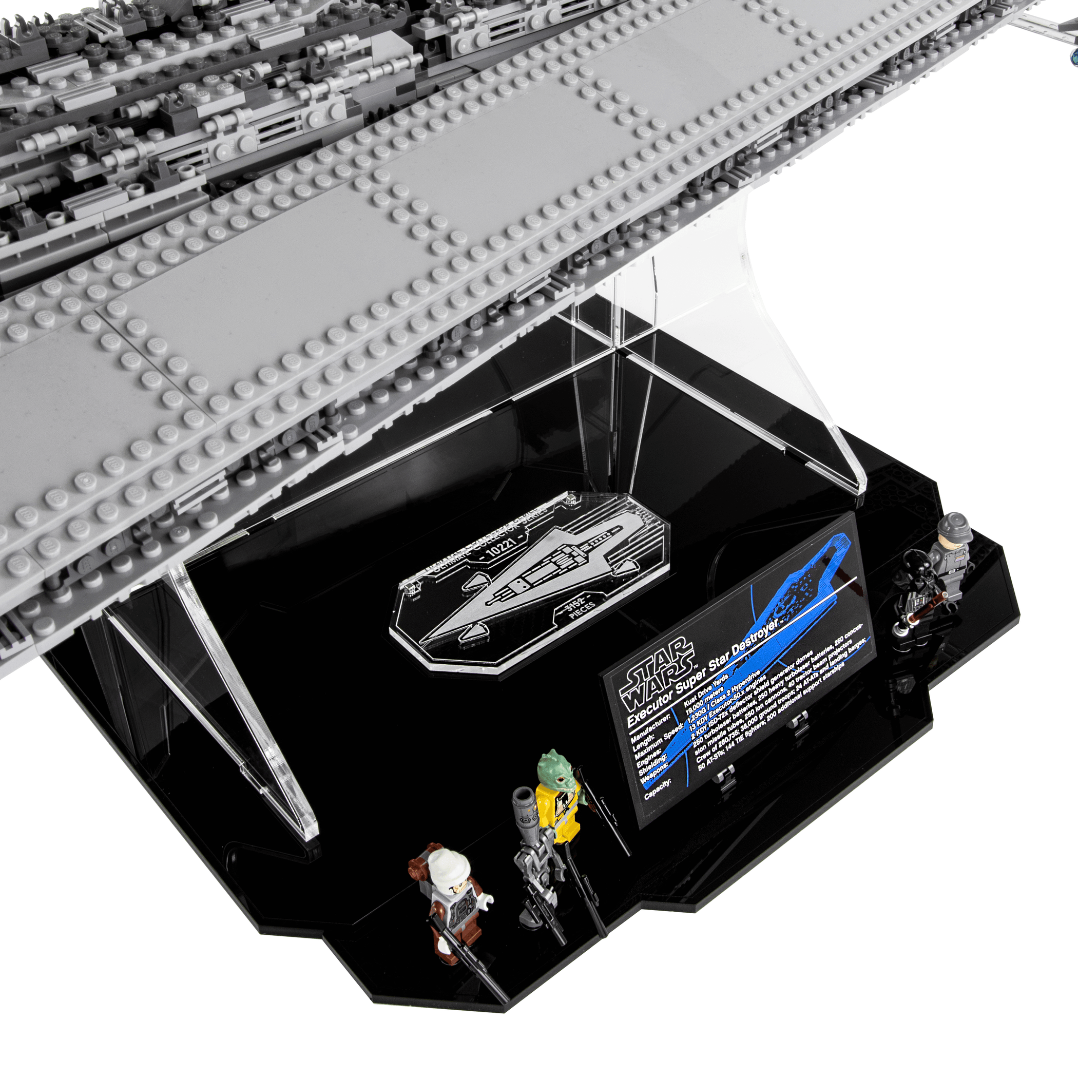 Display Stands for LEGO Star Wars Super Star Destroyer 10221 — Wicked Brick