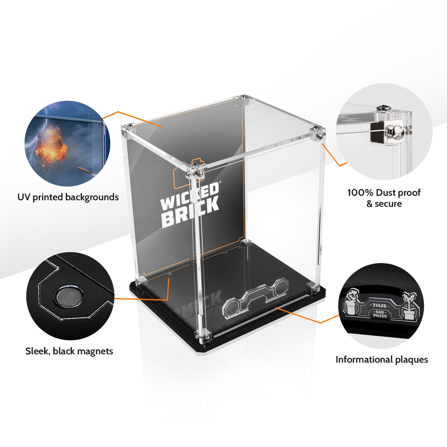 Display Case for LEGO® Icons Dune Atreides Royal Ornithopter (10327 ...