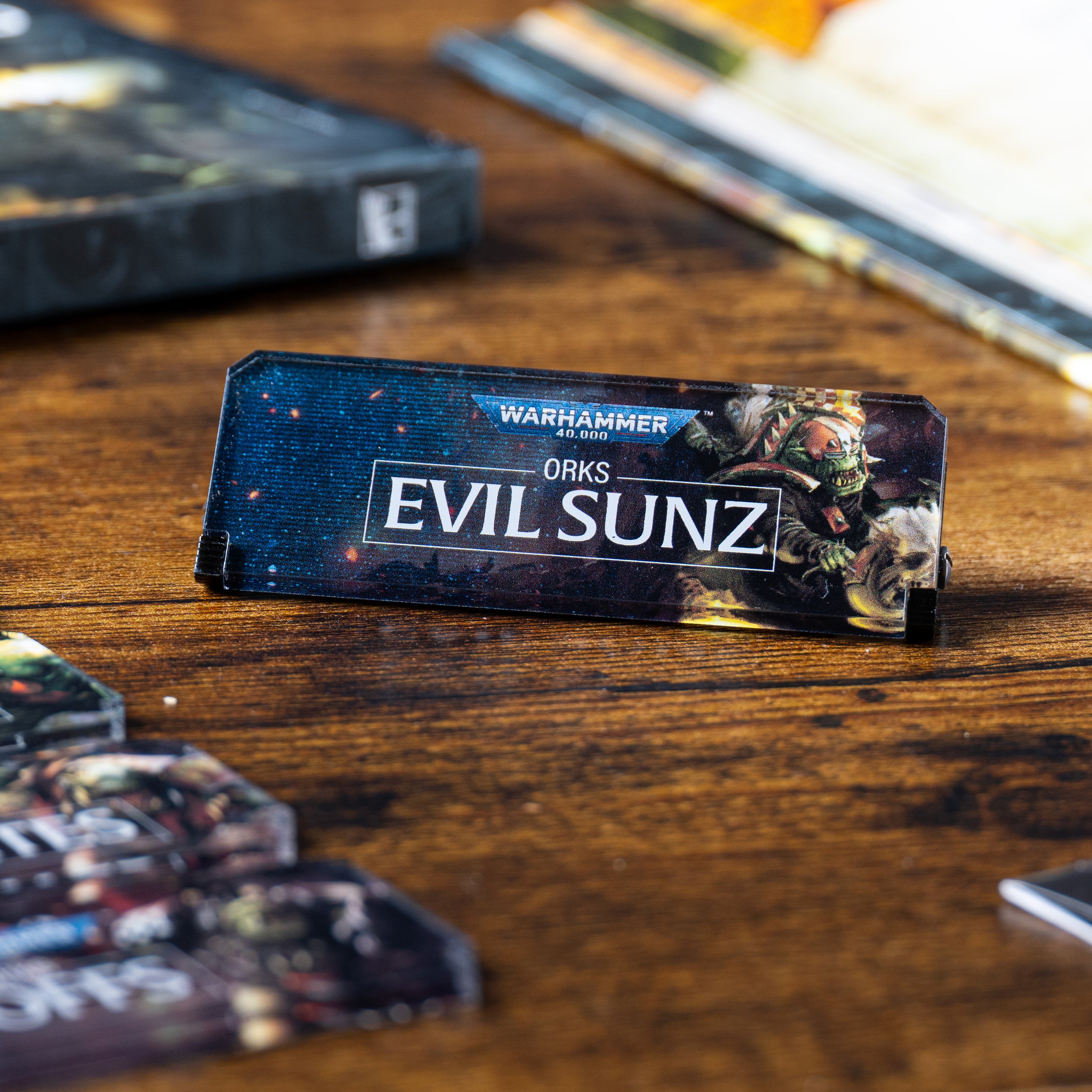 Plaque for Warhammer® 40,000 - The Evil Sunz — Wicked Brick