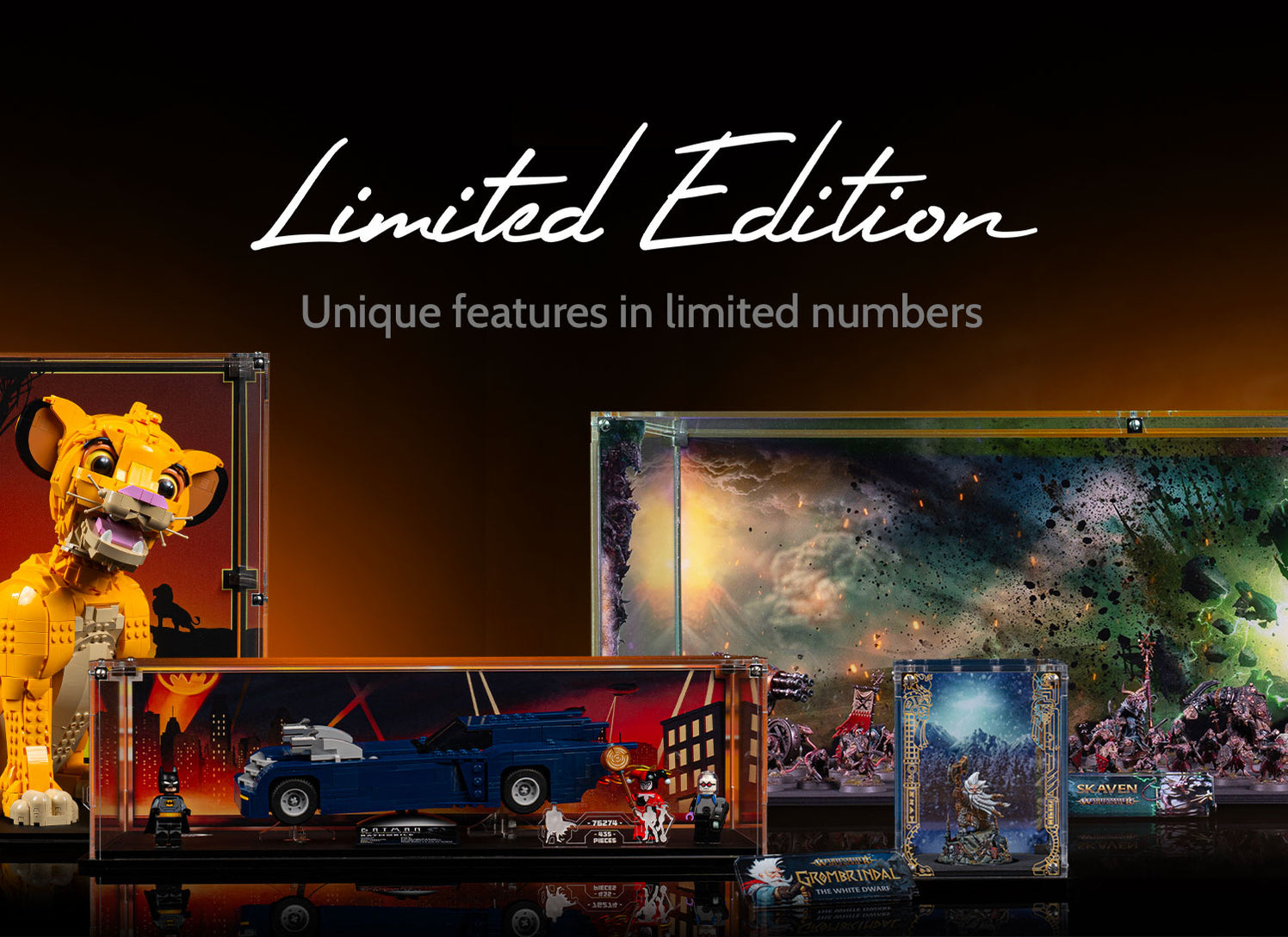 Limited Edition Display Cases — Wicked Brick