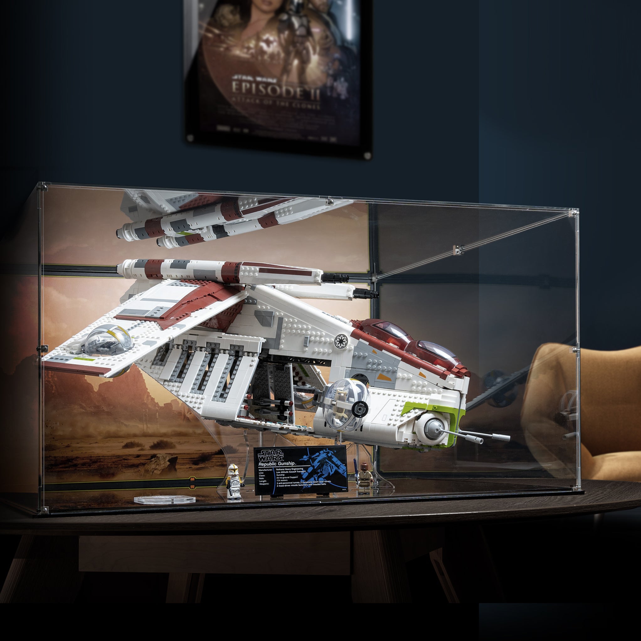 Display Case for LEGO® Star Wars™ UCS Republic Gunship (75309) — Wicked ...