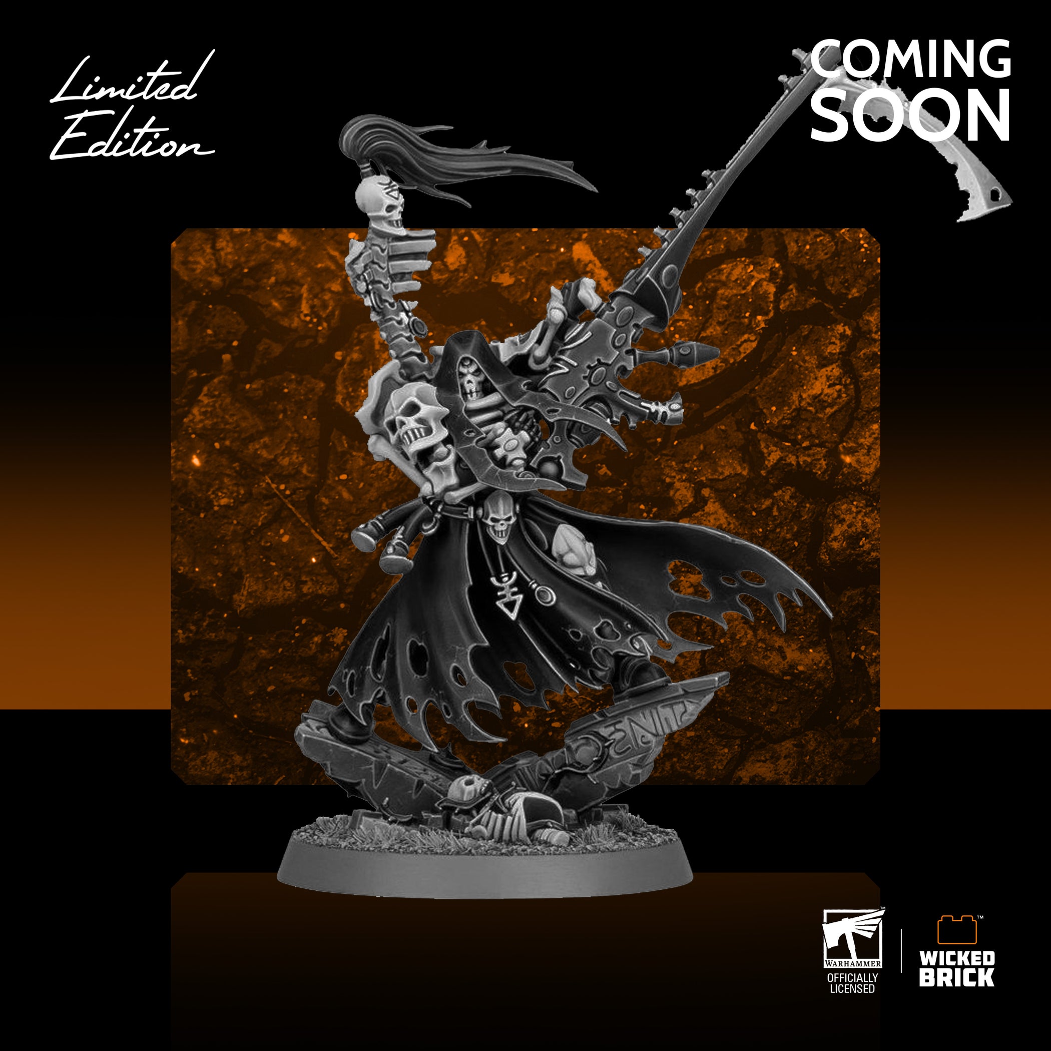 Limited Edition Display Case for Warhammer® 40,000 Maugan Ra — Wicked Brick