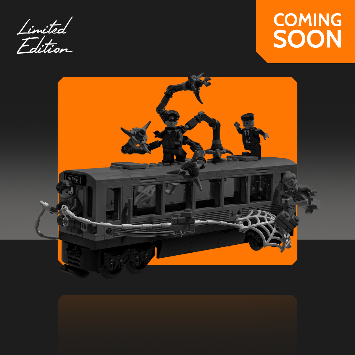 Limited Edition Display Case for LEGO® Marvel™: Spider-Man vs. Doc Ock — Wicked Brick