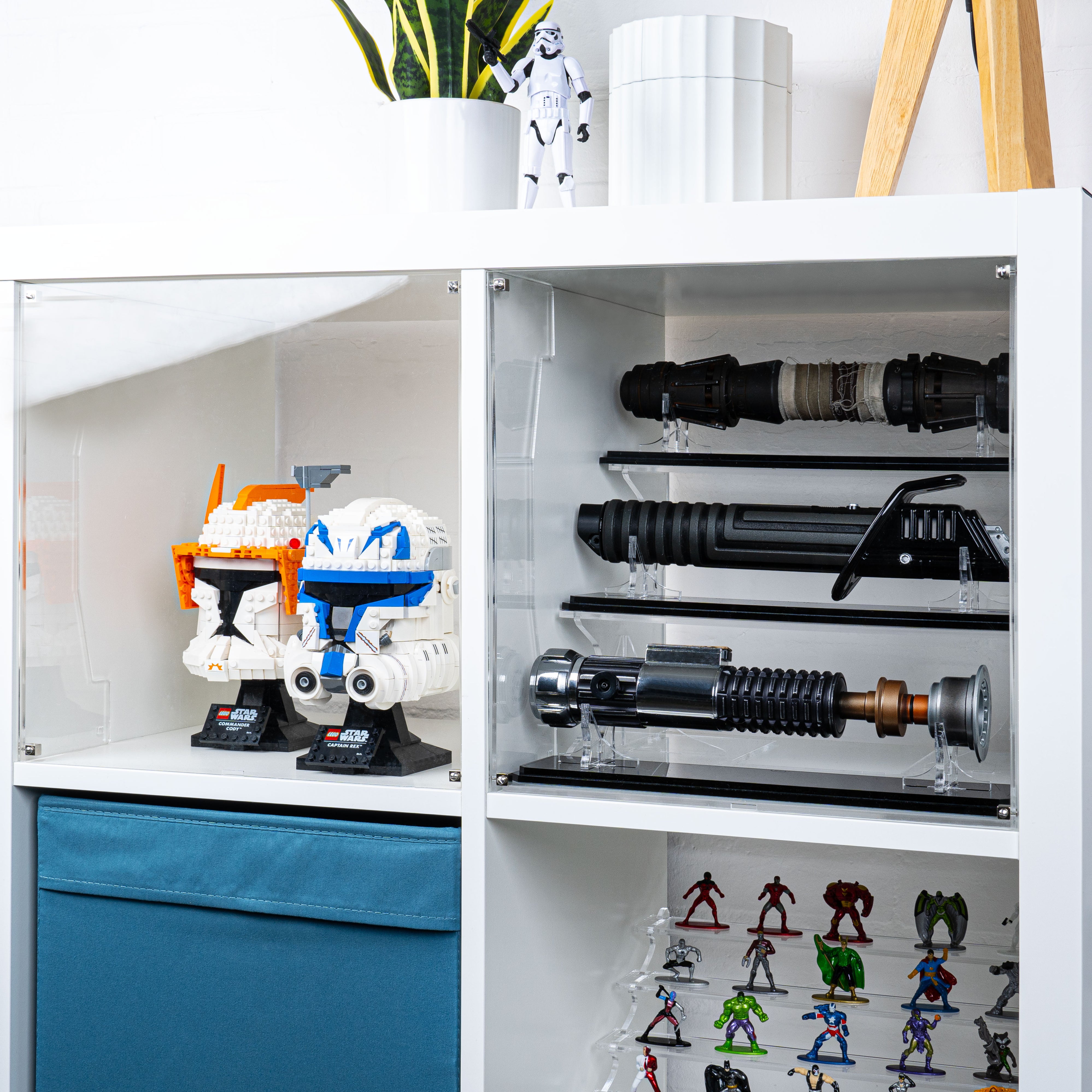 Clear Window Display Solution for IKEA® KALLAX — Wicked Brick