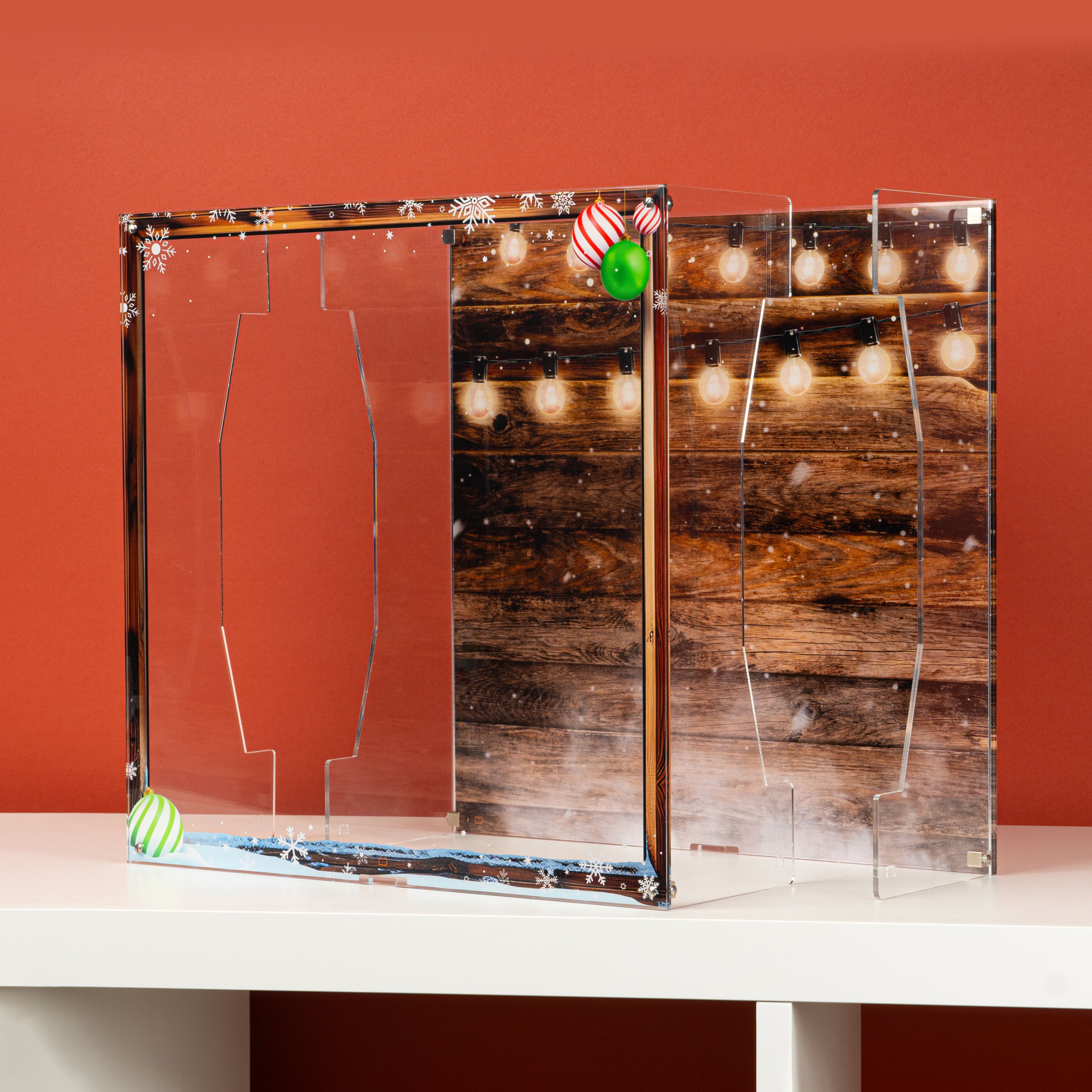 Decorative Christmas Window Display Solution for IKEA KALLAX — Wicked Brick