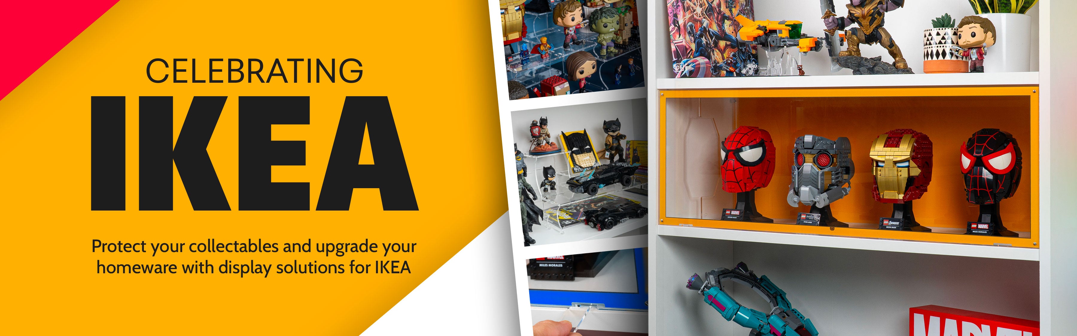 Display Cases and Stands For Pop Culture Collectables | Wicked Brick