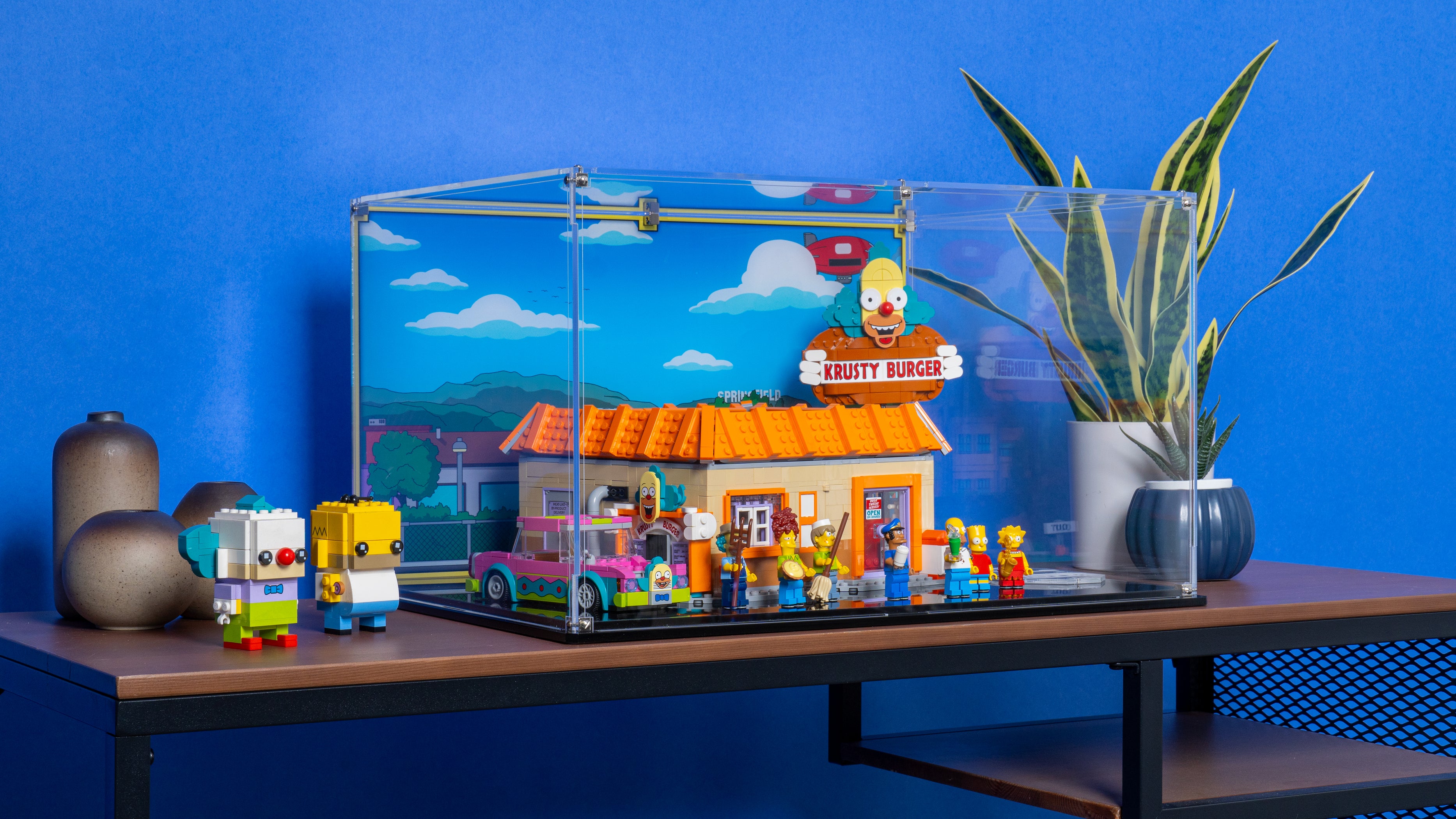 Display Case for LEGO The Simpsons Krusty Burger 10352 — Wicked Brick
