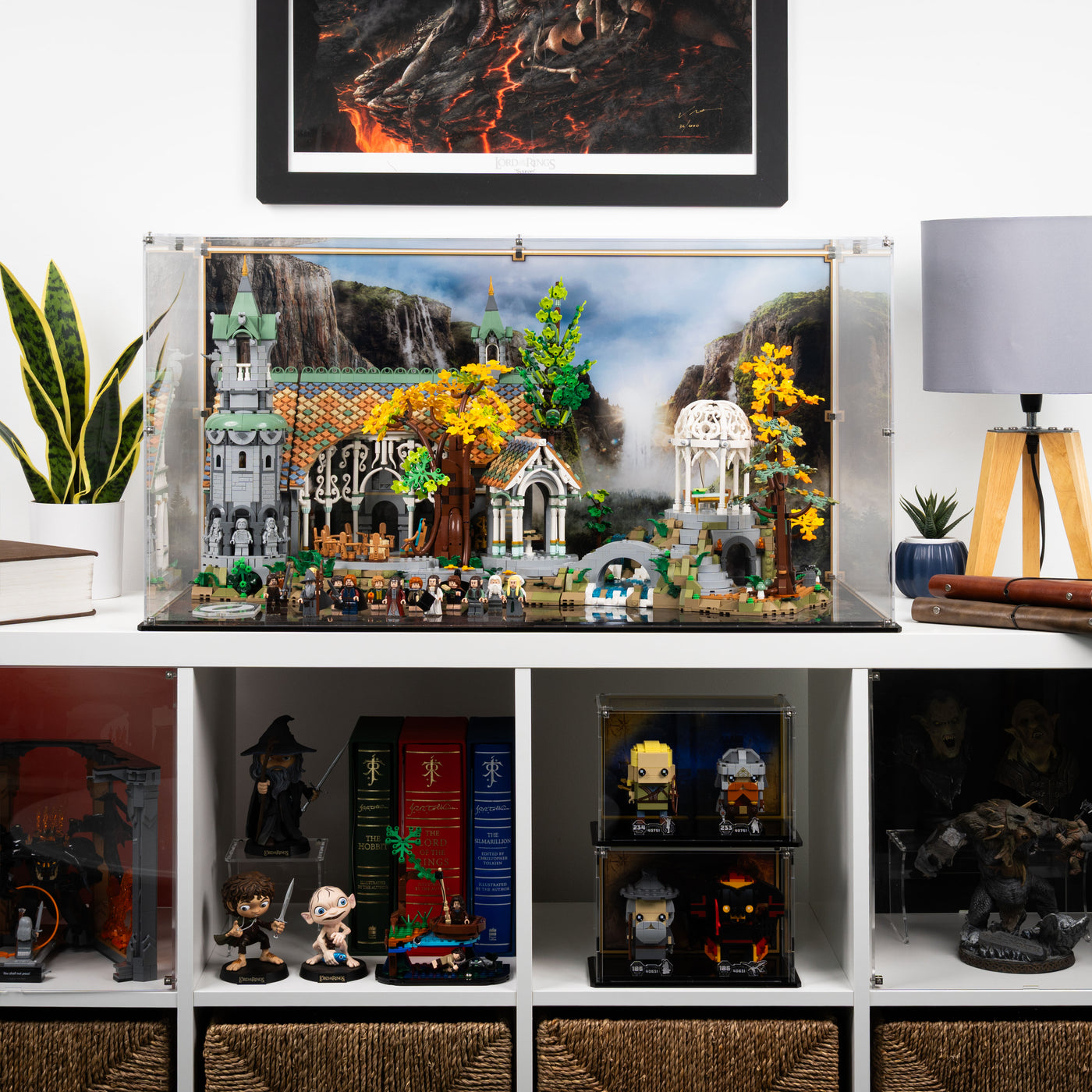 Display Case for LEGO Icons Lord of the Rings Rivendell 10316 — Wicked ...