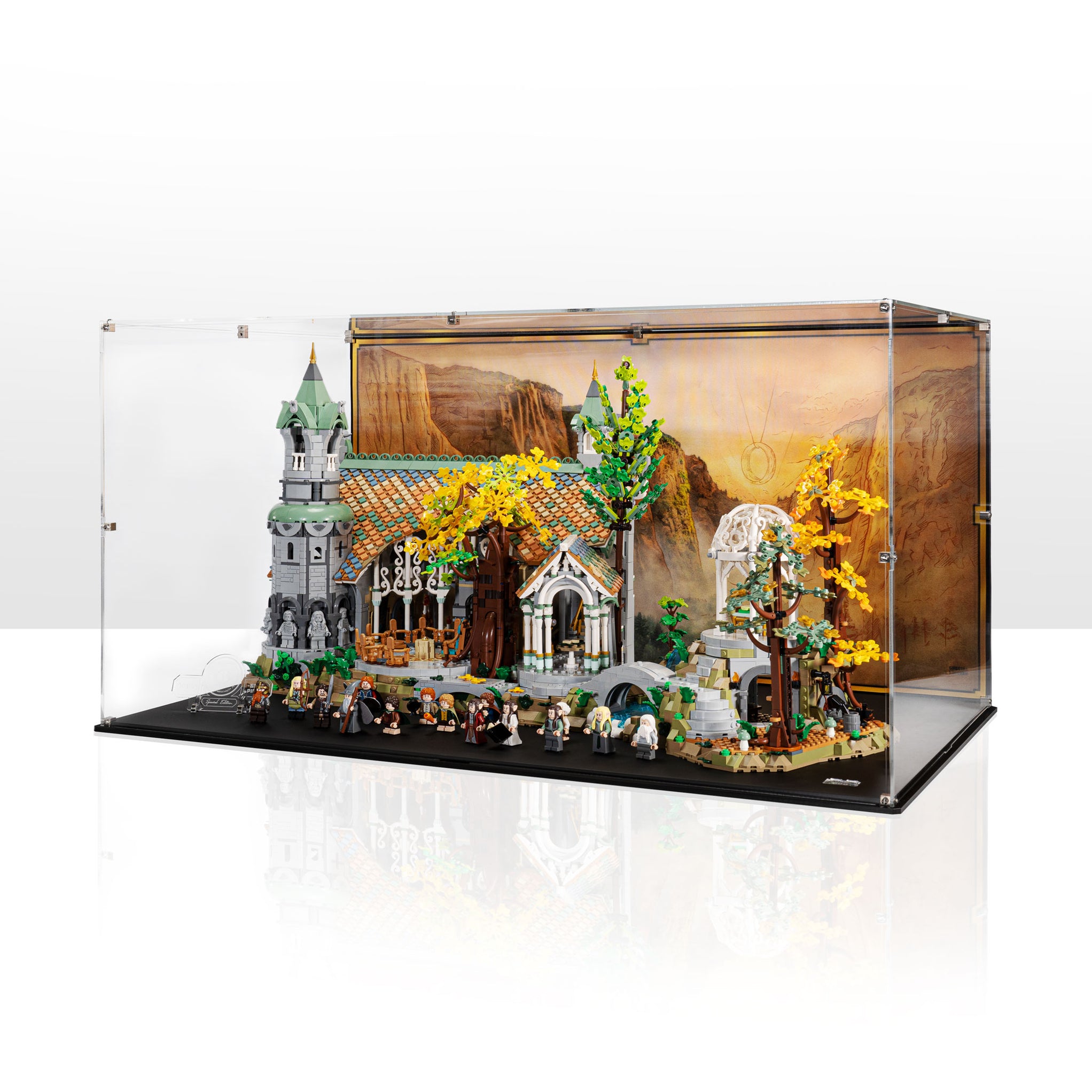 Display Case for LEGO Icons Lord of the Rings Rivendell 10316 — Wicked ...
