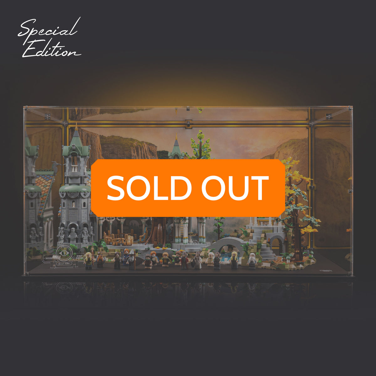 Limited Edition Display Case for LEGO® Icons: Lord of the Rings Rivend ...