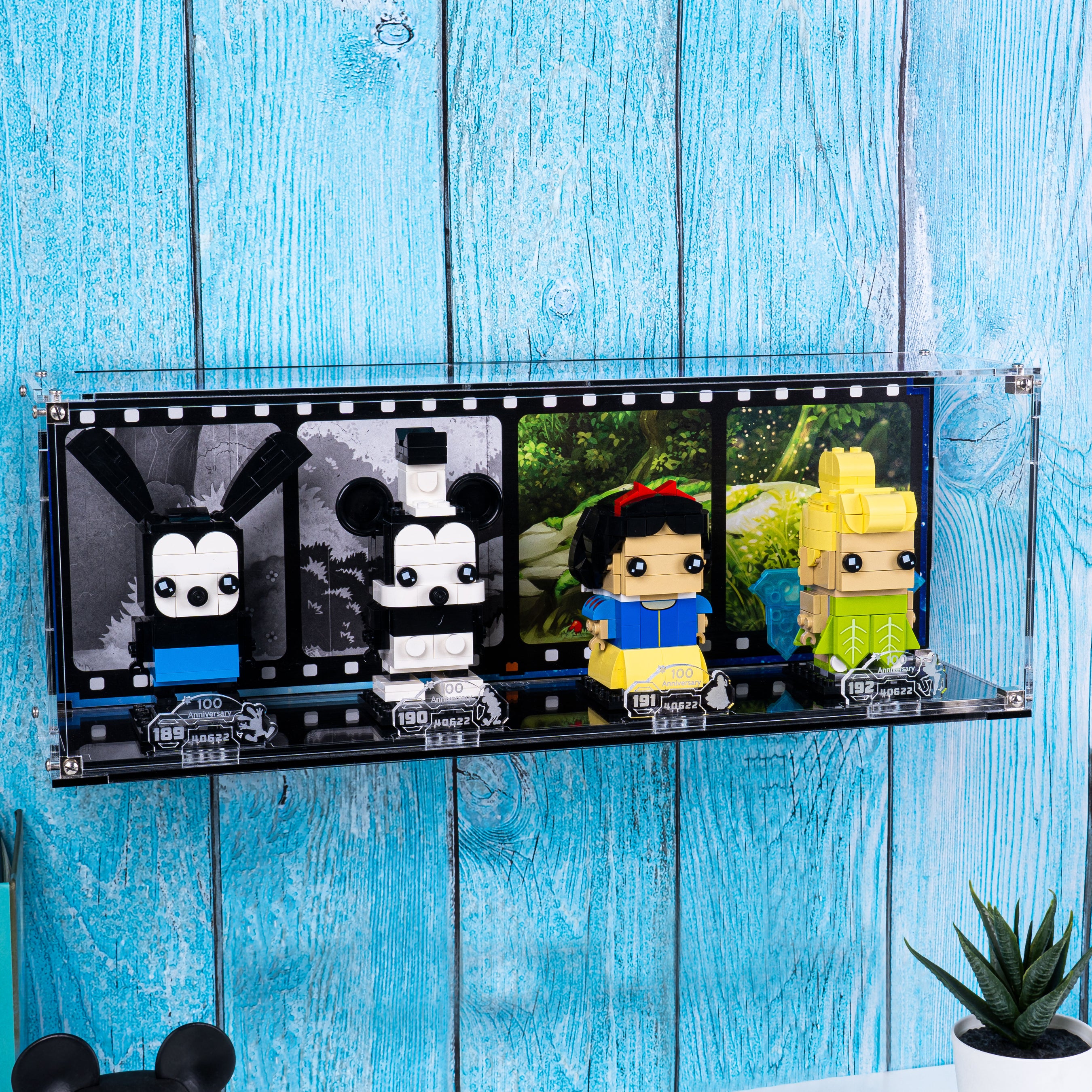 Wall Mounted Display Case for LEGO® Brickheadz Disney 100th Celebratio ...