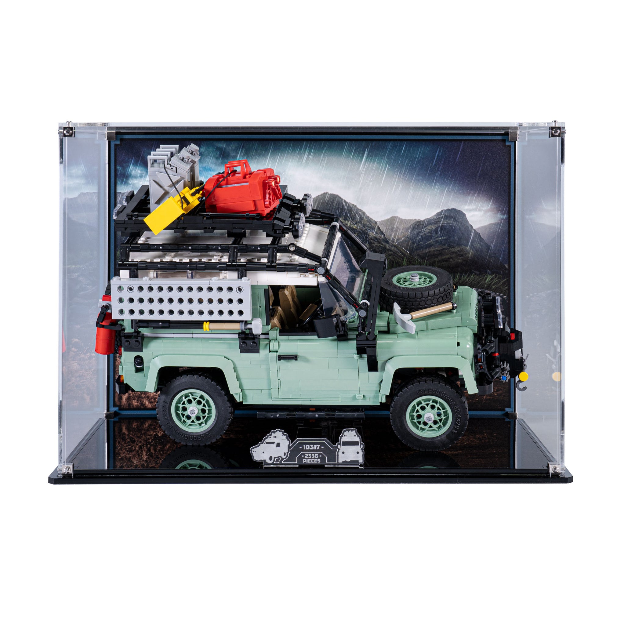 Display Case for LEGO Icons Land Rover Classic Defender 90 10317 ...
