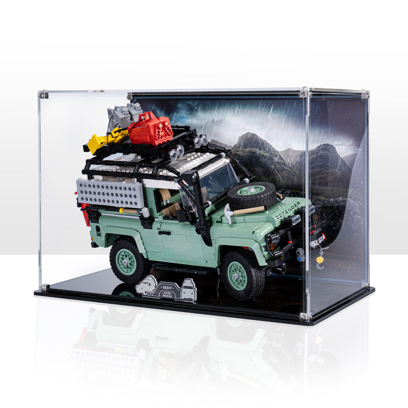 Display Case for LEGO Icons Land Rover Classic Defender 90 10317 ...