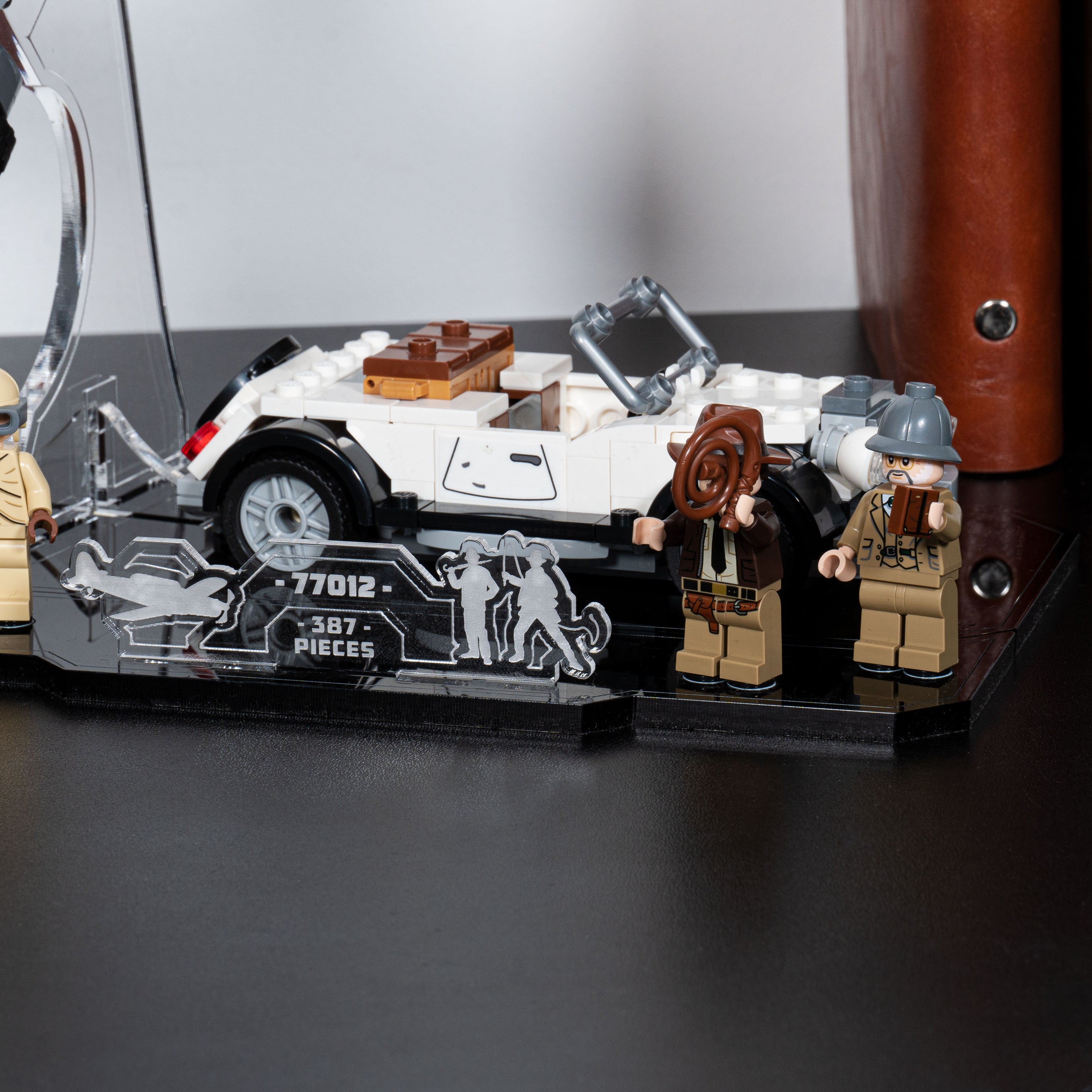Display Stand for LEGO Indiana Jones Fighter Plane Chase 77012 — Wicked ...
