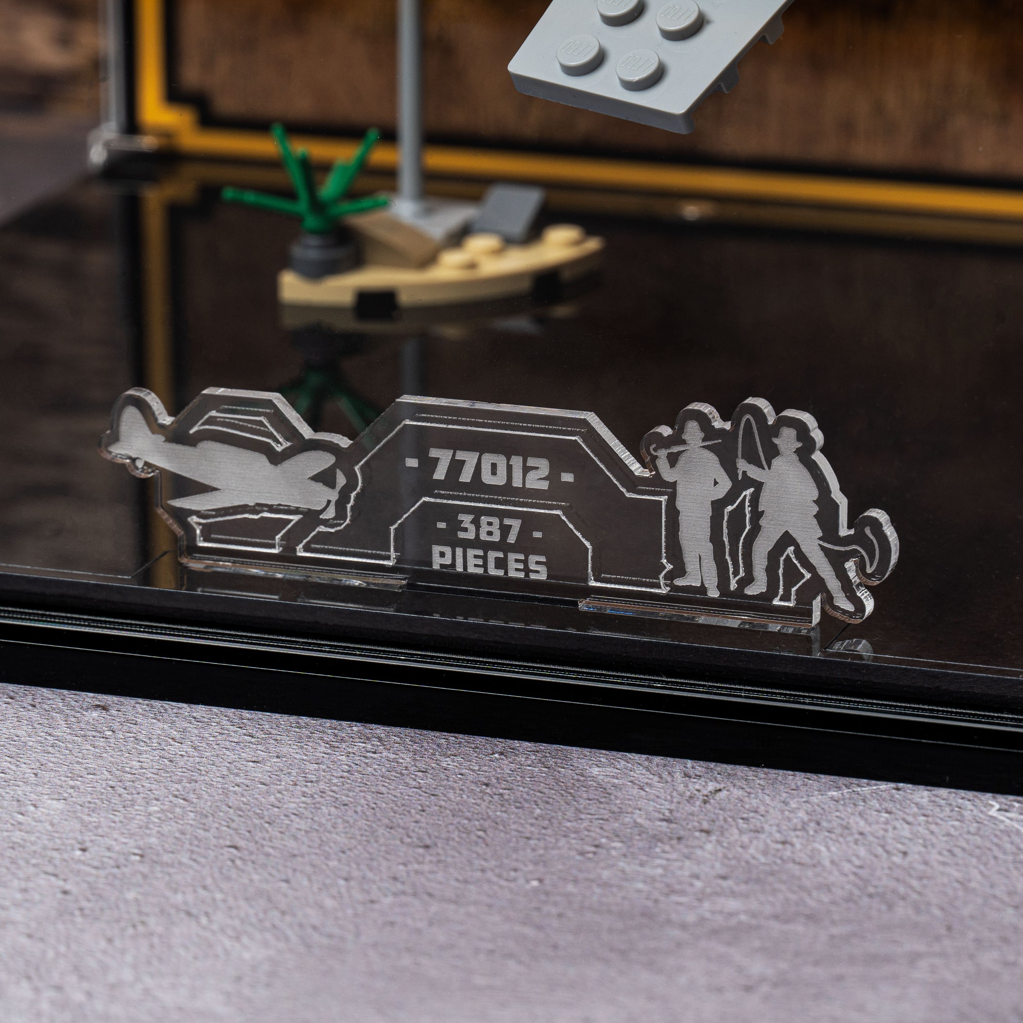 Display Case for LEGO Indiana Jones Fighter Plane Chase 77012 — Wicked ...