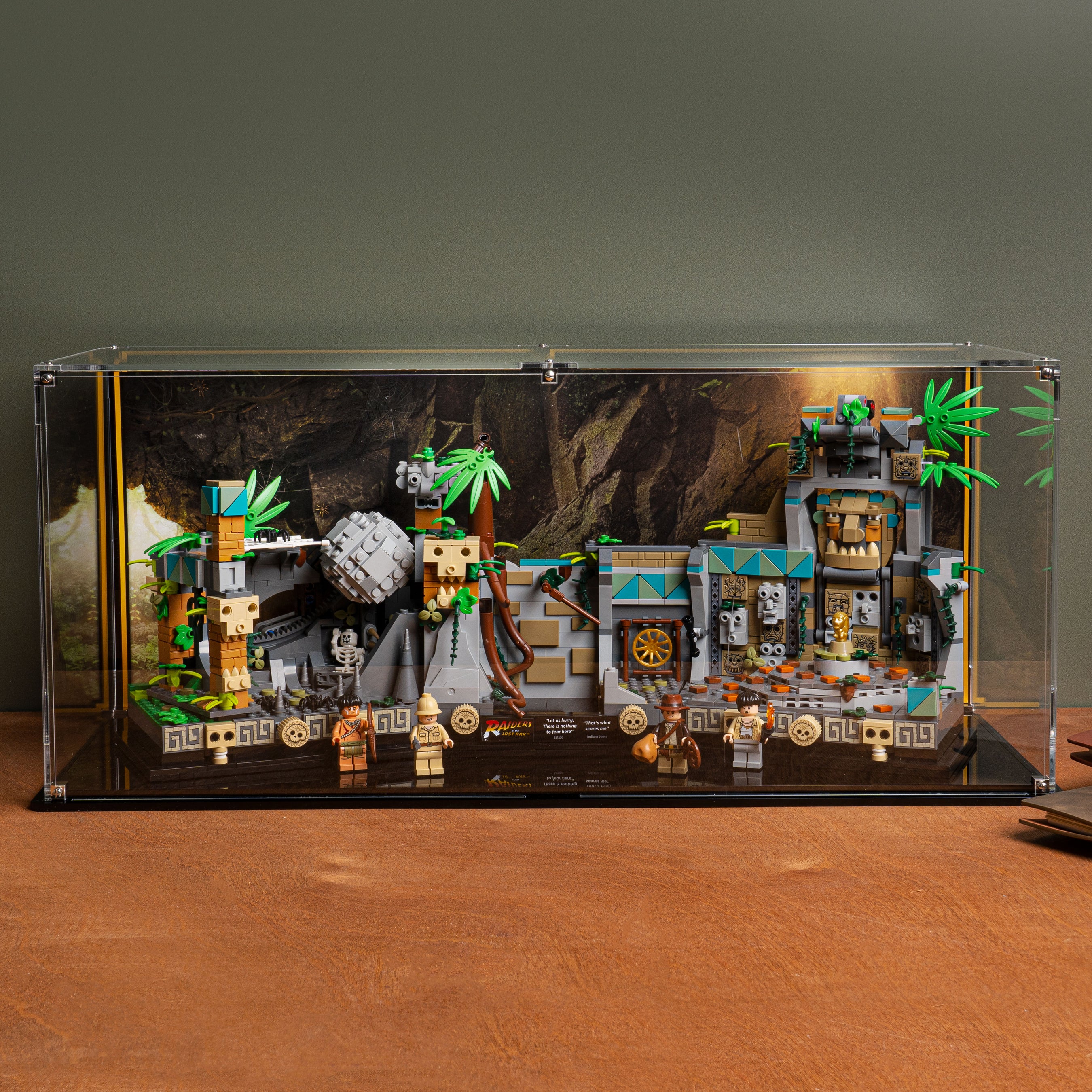 Display Case for LEGO® Indiana Jones™ Temple of the Golden Idol (77015 ...