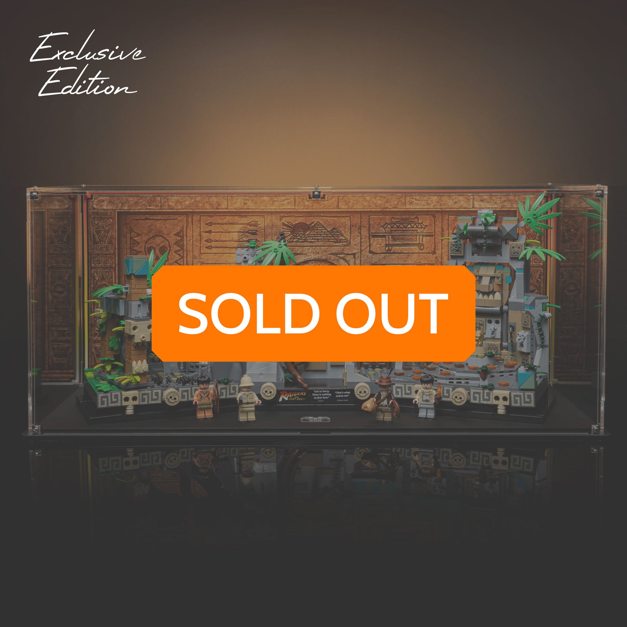 Limited Edition Display Case for LEGO® Indiana Jones™ Temple of the Go ...