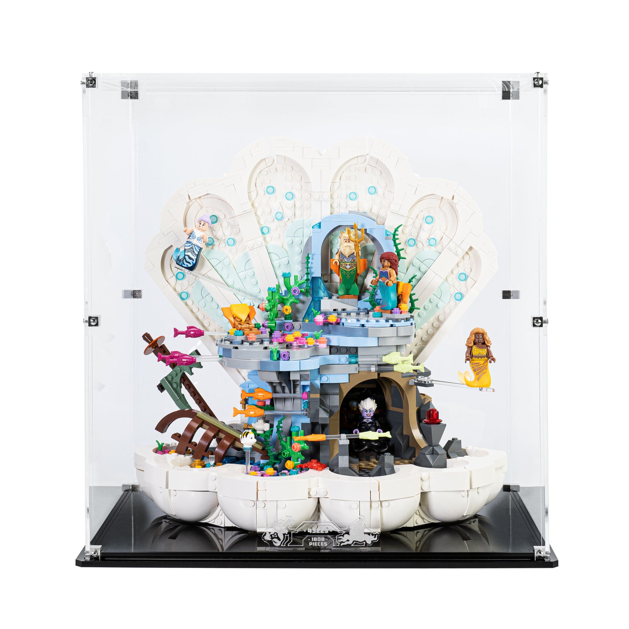 Display Case for LEGO Disney The Little Mermaid Royal Clamshell 43225 ...