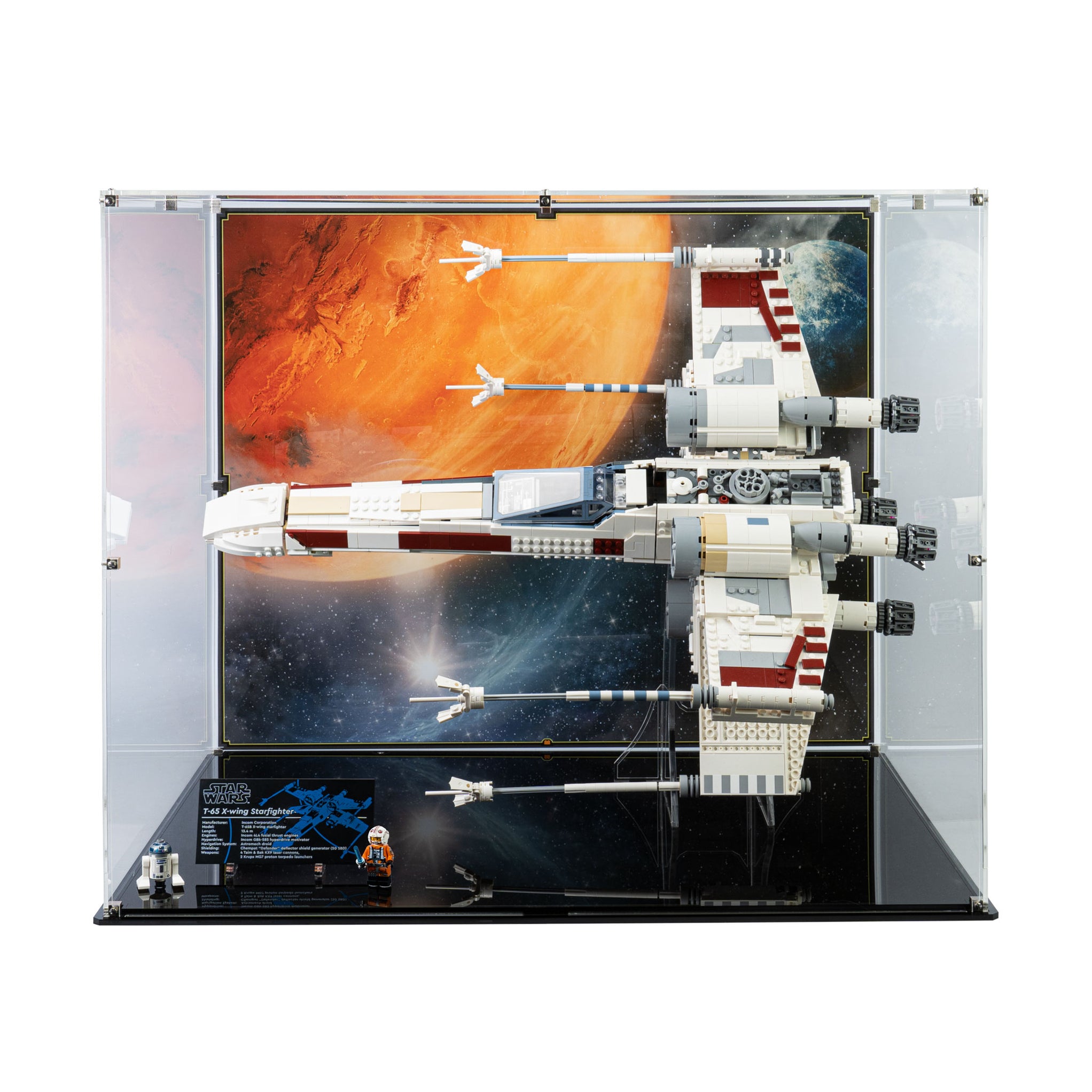 Display Case for LEGO Star Wars X-Wing Starfighter 75355 — Wicked Brick