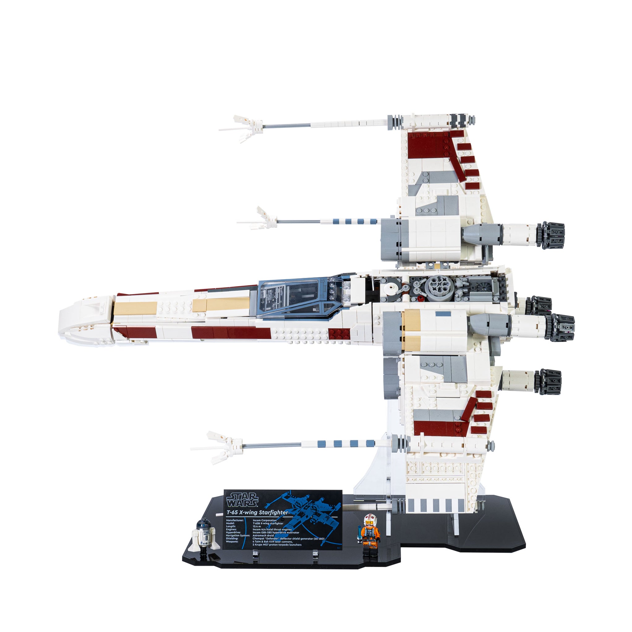 Display Stand for LEGO Star Wars X-Wing Starfighter 75355 — Wicked Brick