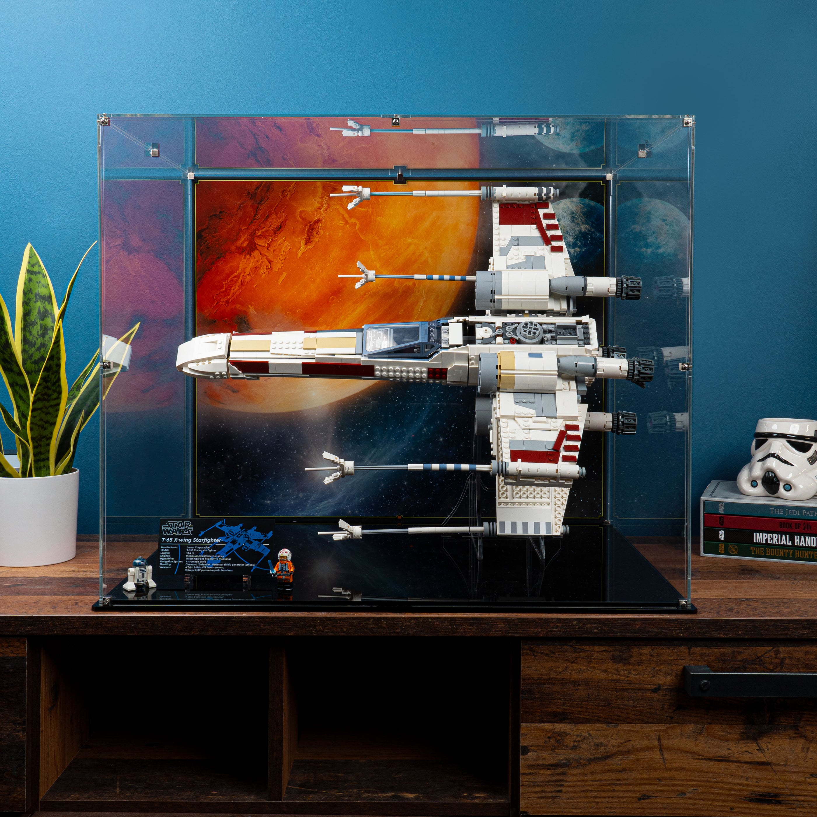 Display Case for LEGO Star Wars X-Wing Starfighter 75355 — Wicked Brick