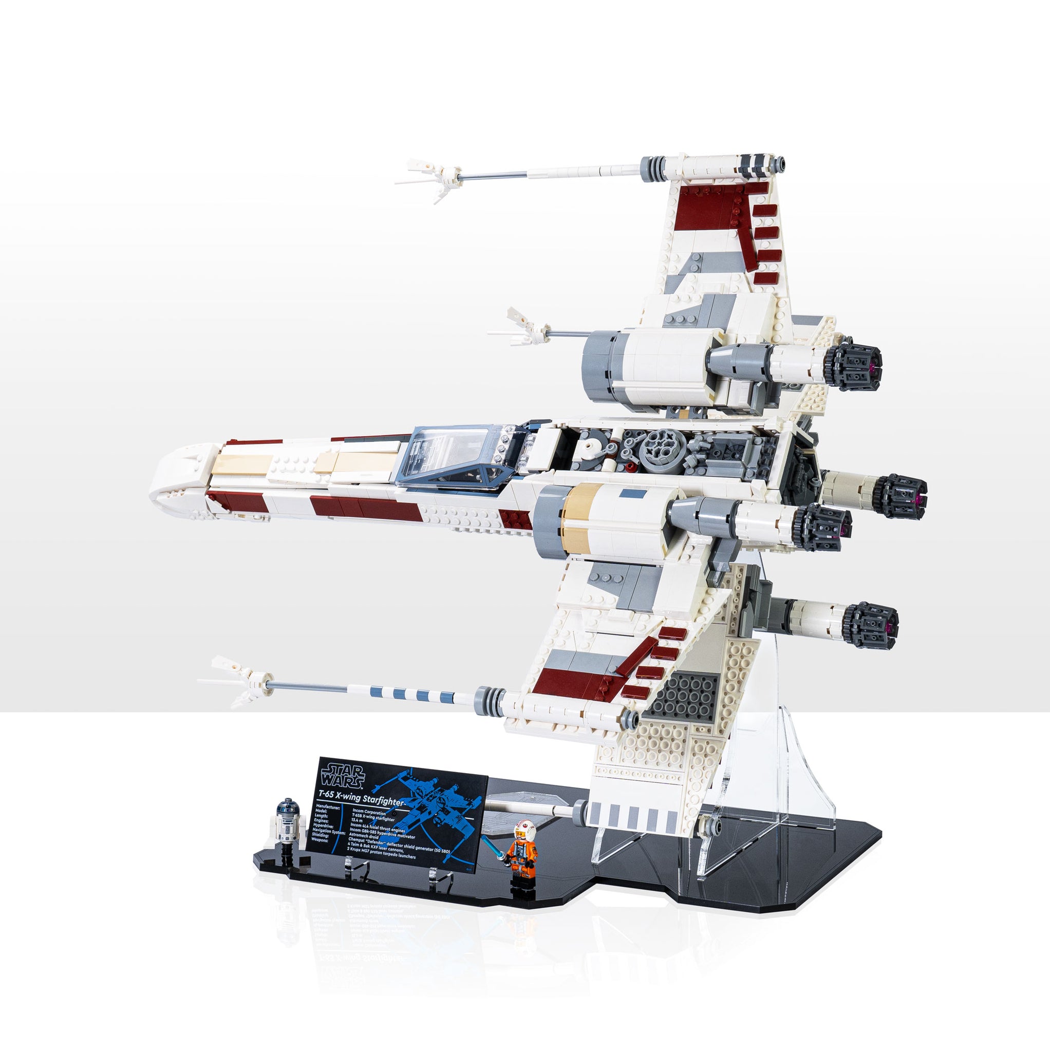 Display Stand for LEGO Star Wars X-Wing Starfighter 75355 — Wicked Brick