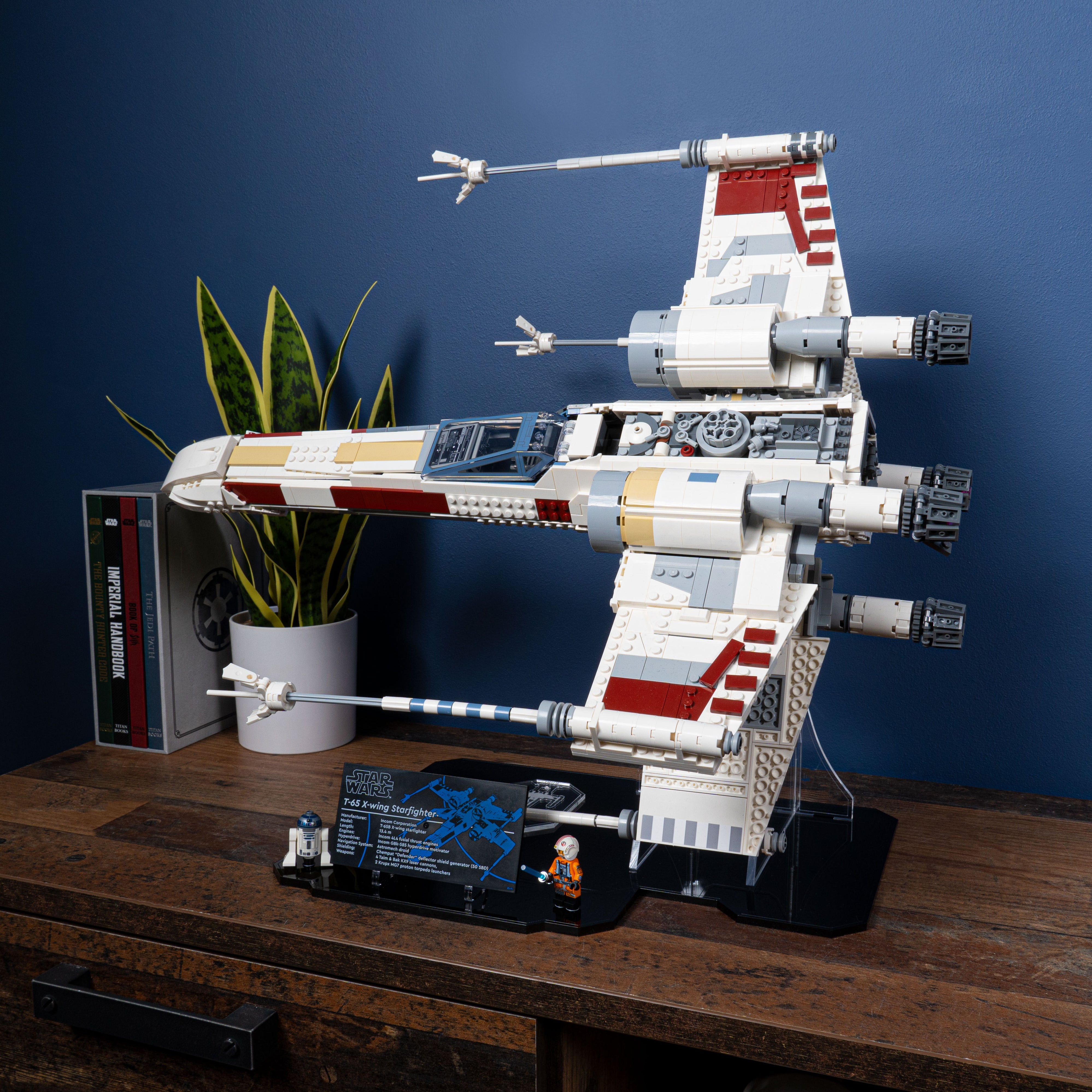 Display Stand for LEGO® Star Wars: X-Wing Starfighter™ (75355) — Wicked ...