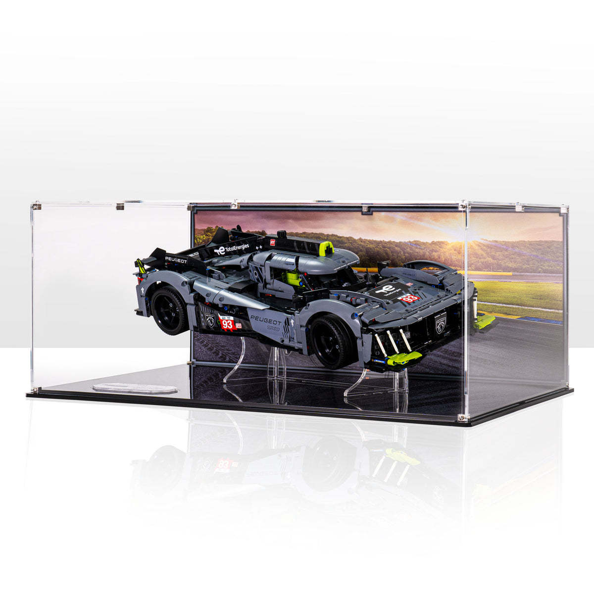 Display Case for LEGO® Technic: PEUGEOT 9X8 24H Le Mans Hybrid Hyperca ...
