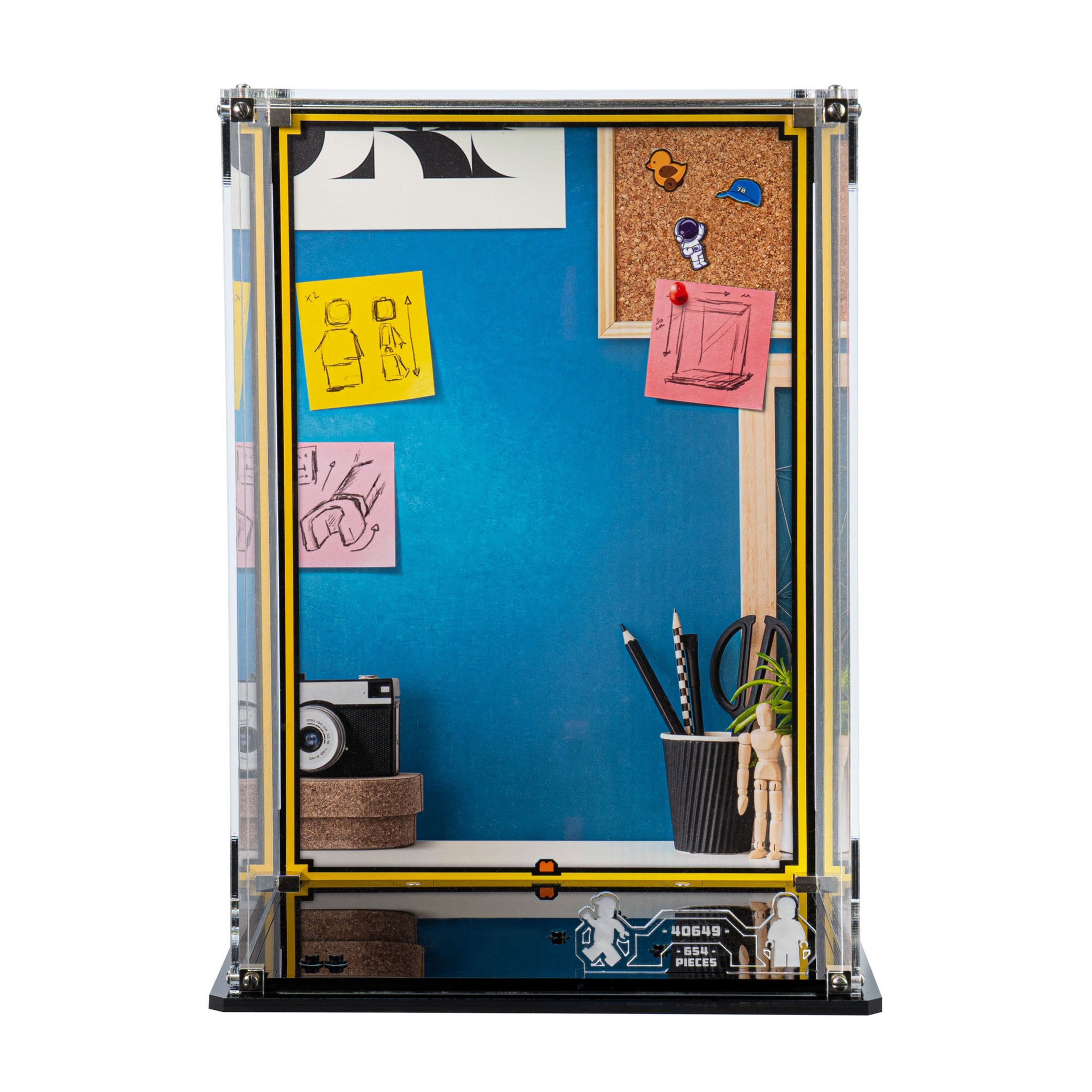 Display Case for Up-Scaled LEGO Minifigure 40649 — Wicked Brick