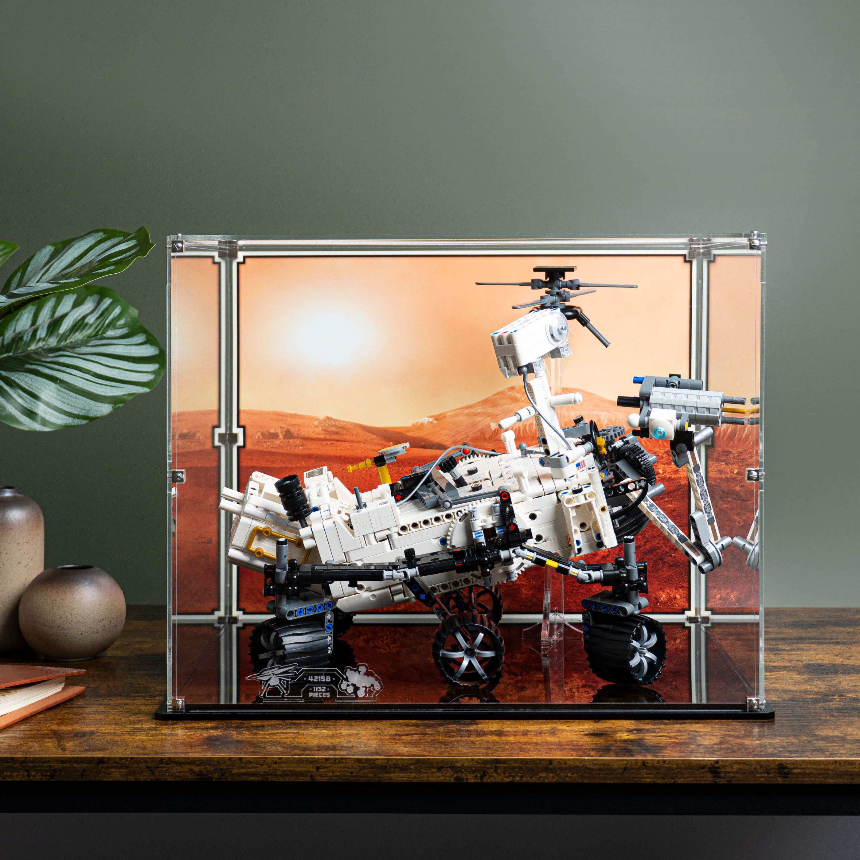 Display Case for LEGO® Technic: NASA Mars Rover Perseverance (42158 ...