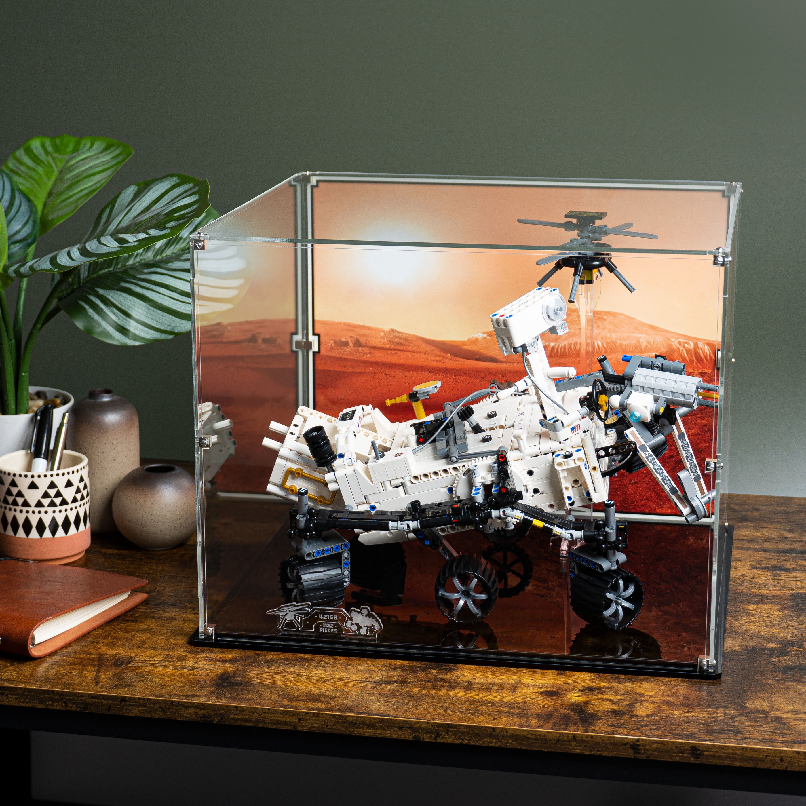 Display Case for LEGO® Technic: NASA Mars Rover Perseverance (42158 ...