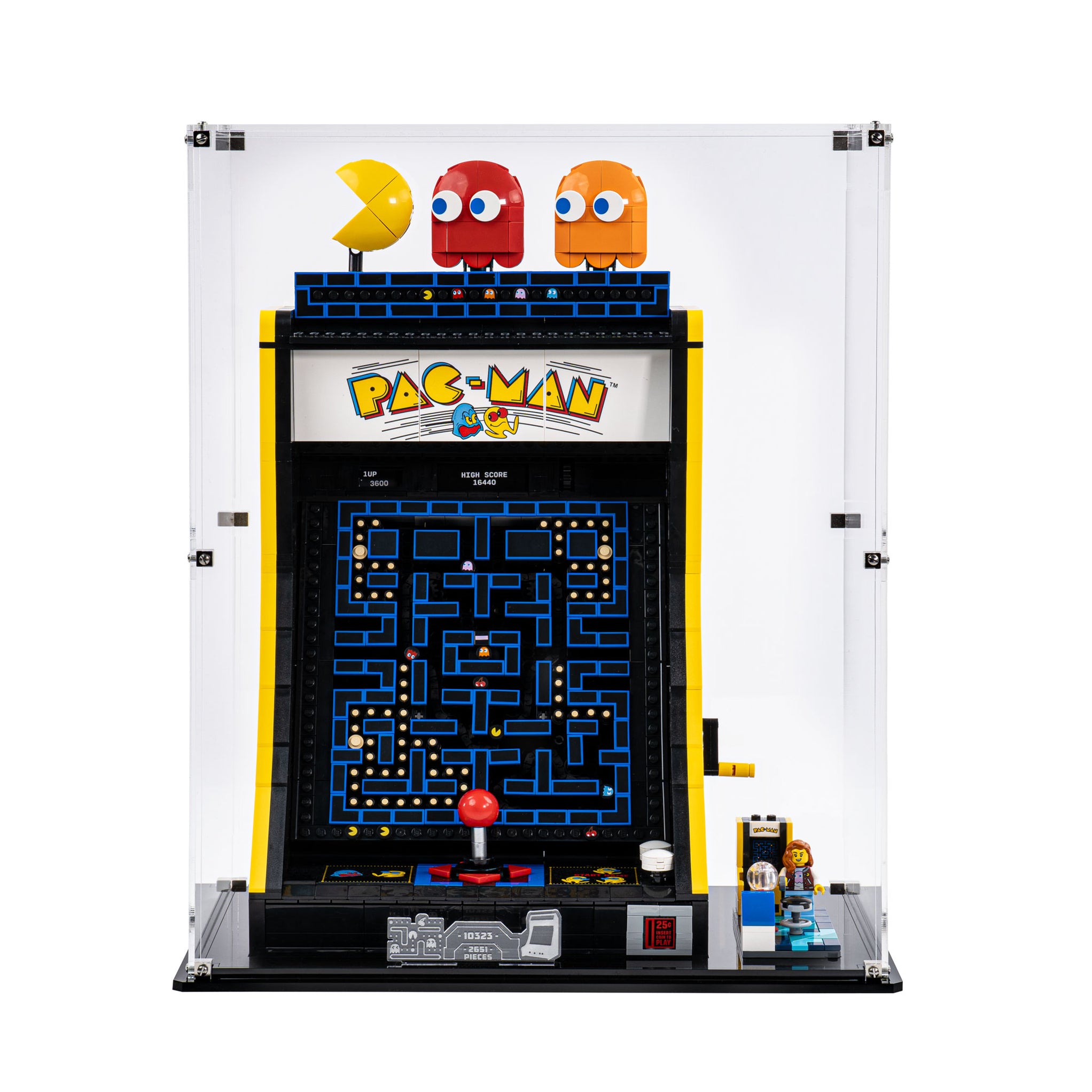 Display Case for LEGO PAC-MAN Arcade 10323 — Wicked Brick