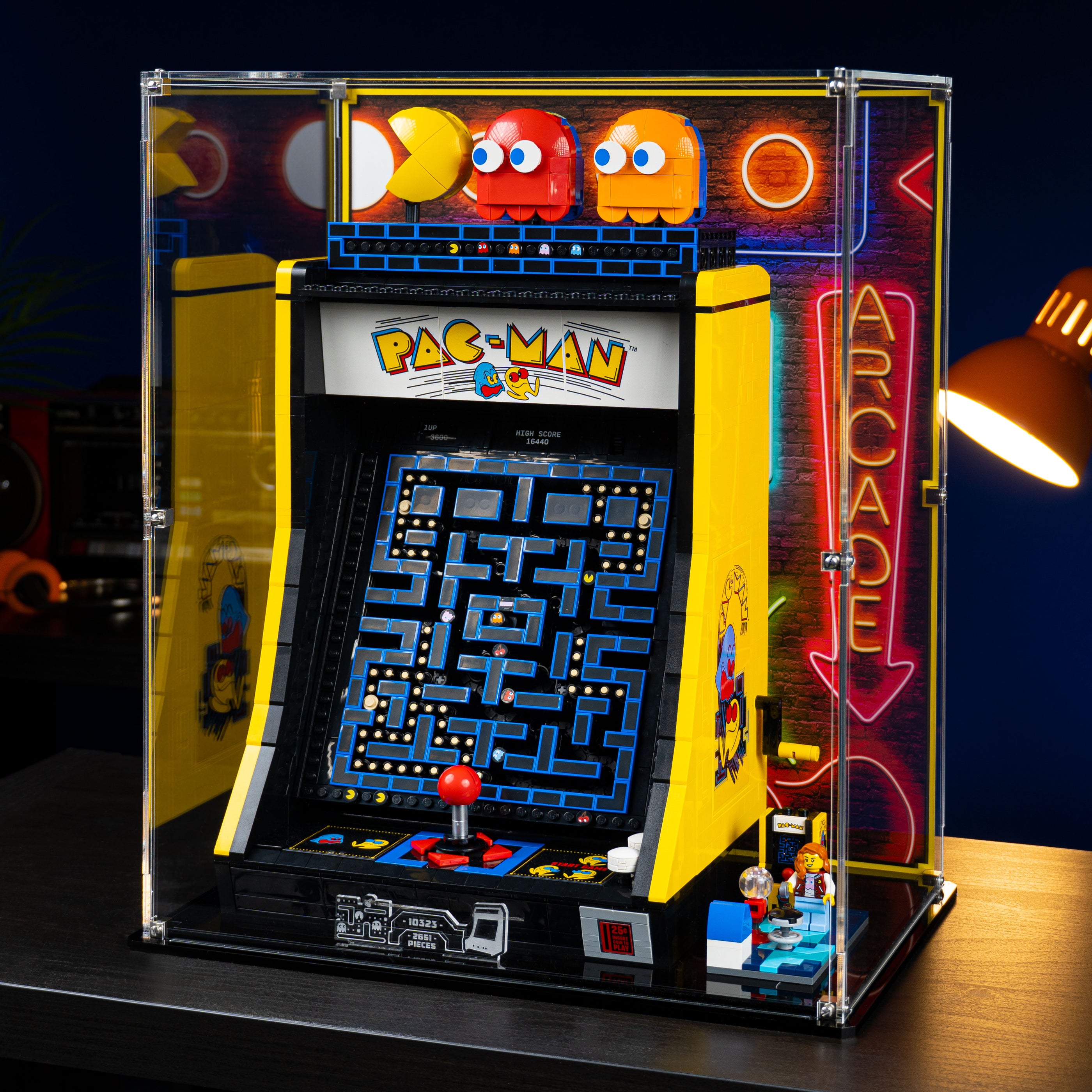 Display Case for LEGO PAC-MAN Arcade 10323 — Wicked Brick