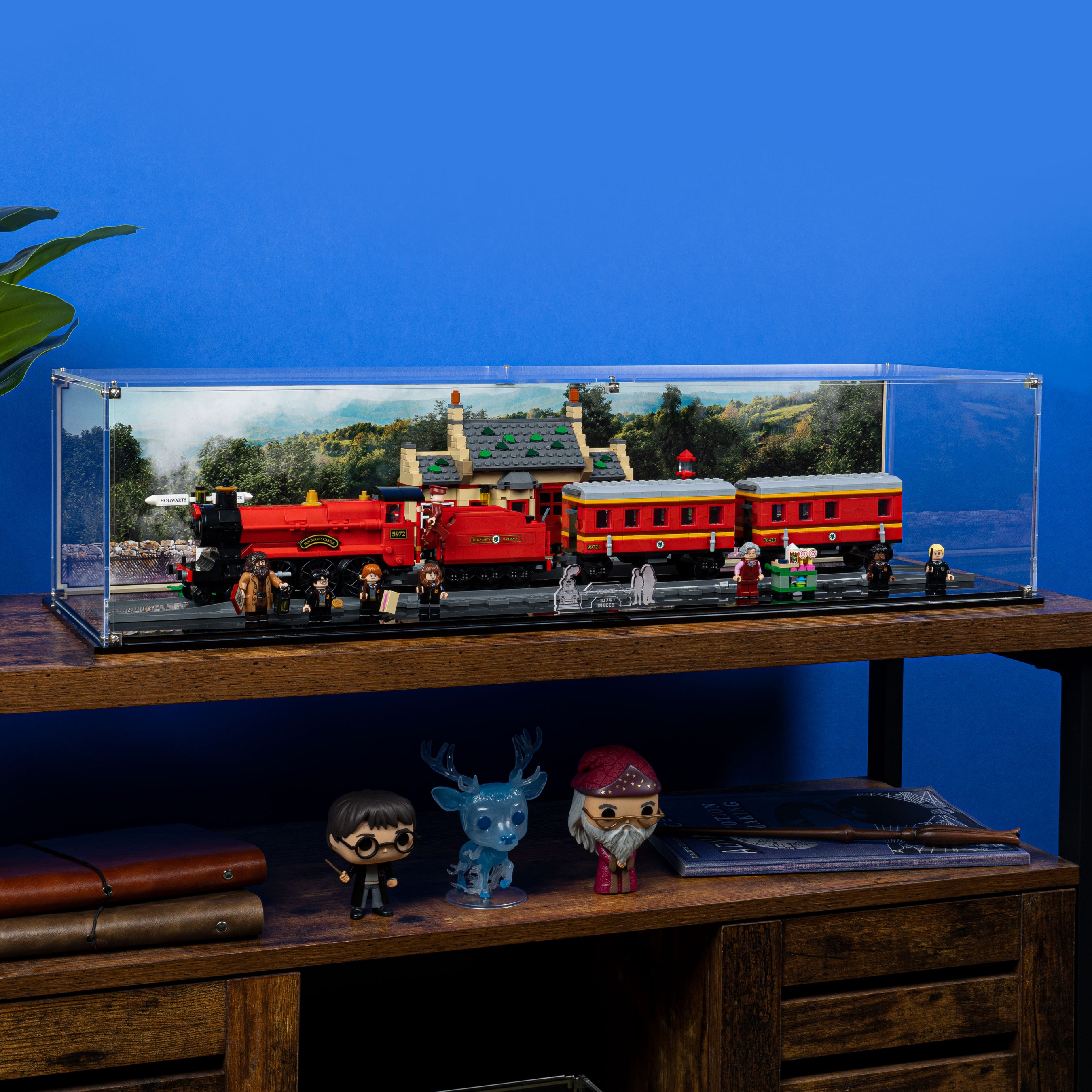 Display Case for LEGO® Harry Potter Hogwarts Express™ & Hogsmeade™ Sta ...