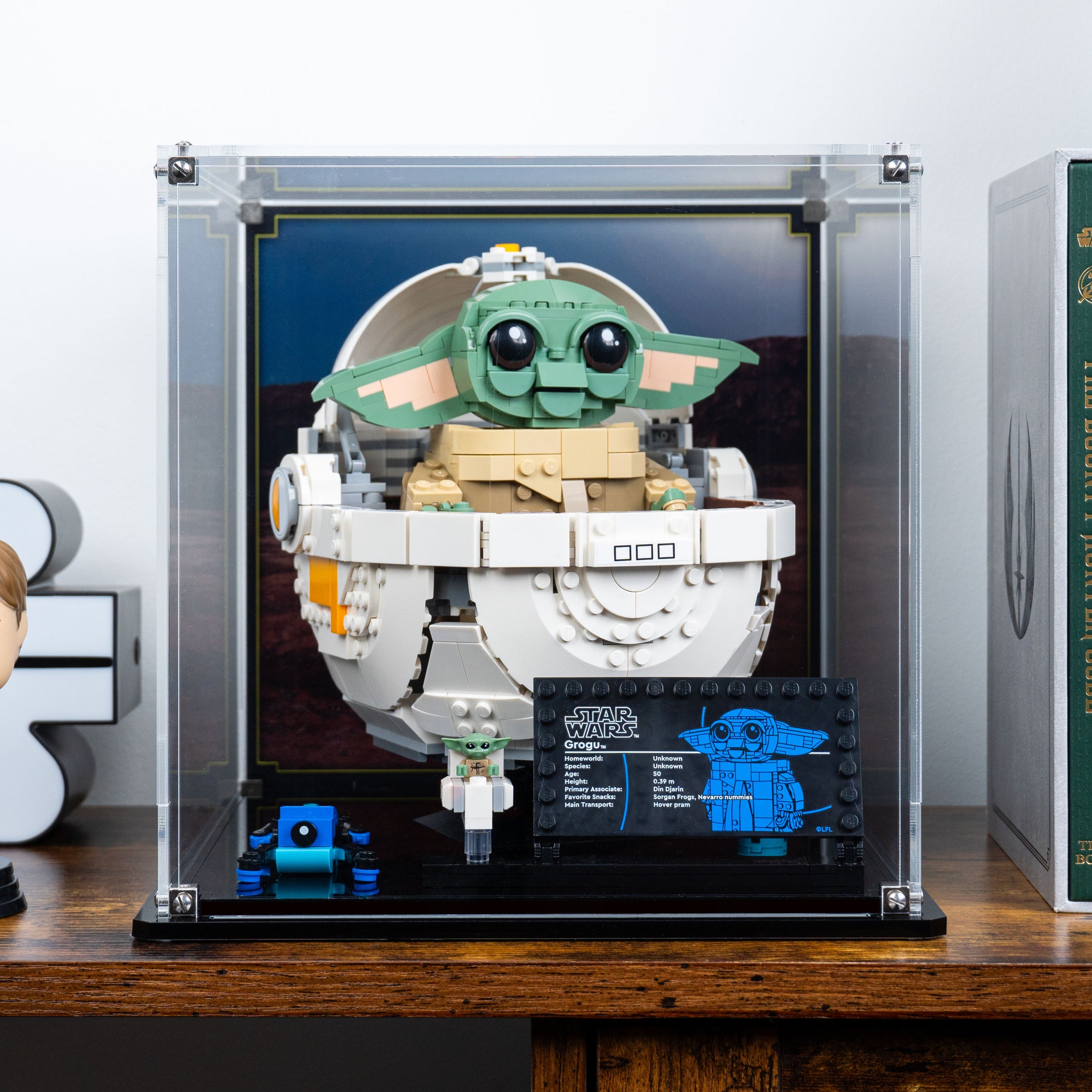 Display Case for LEGO® Star Wars: Grogu with Hover Pram (75403 ...