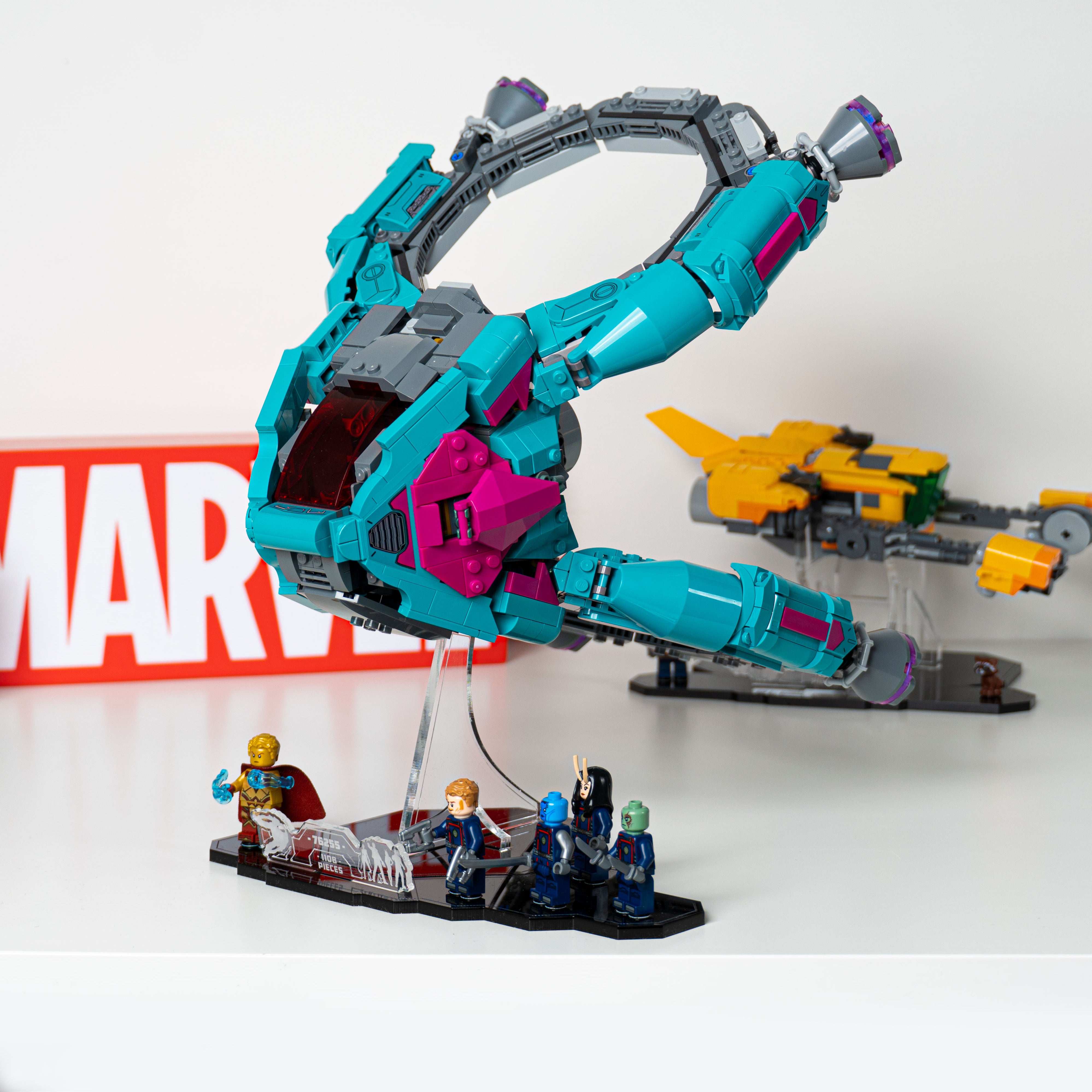 Display Stand for LEGO Marvel The New Guardians' Ship 76255 — Wicked Brick