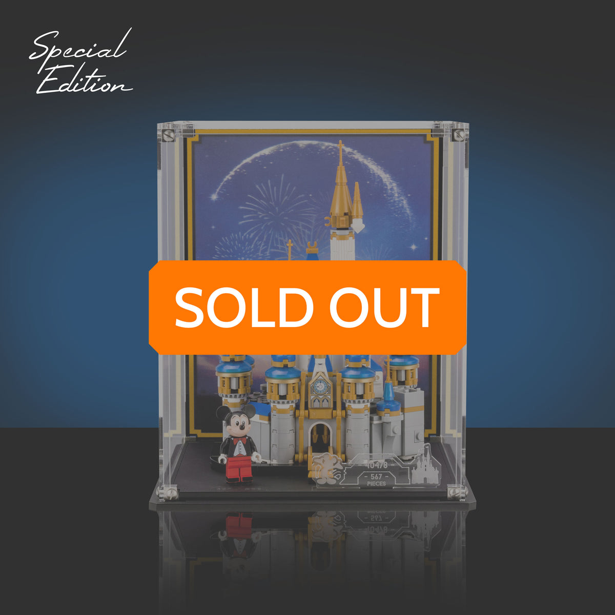 Limited Edition Display Case for LEGO® Mini Disney Castle (40478 ...