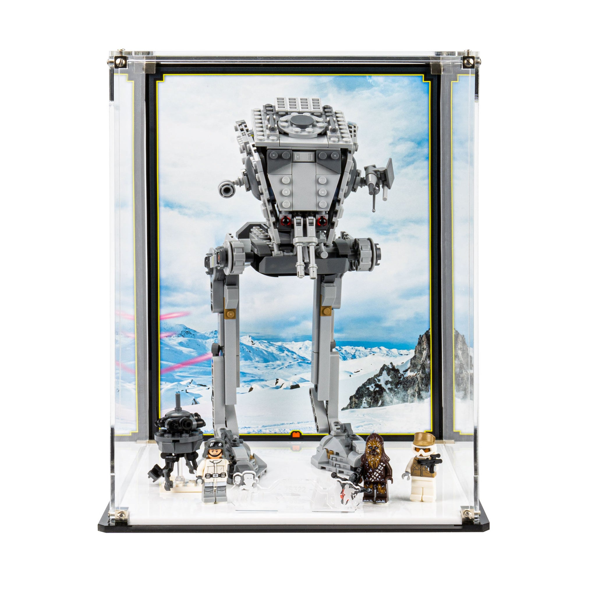Display Case for LEGO® Star Wars™ Hoth™ AT-ST™ (75322) — Wicked Brick